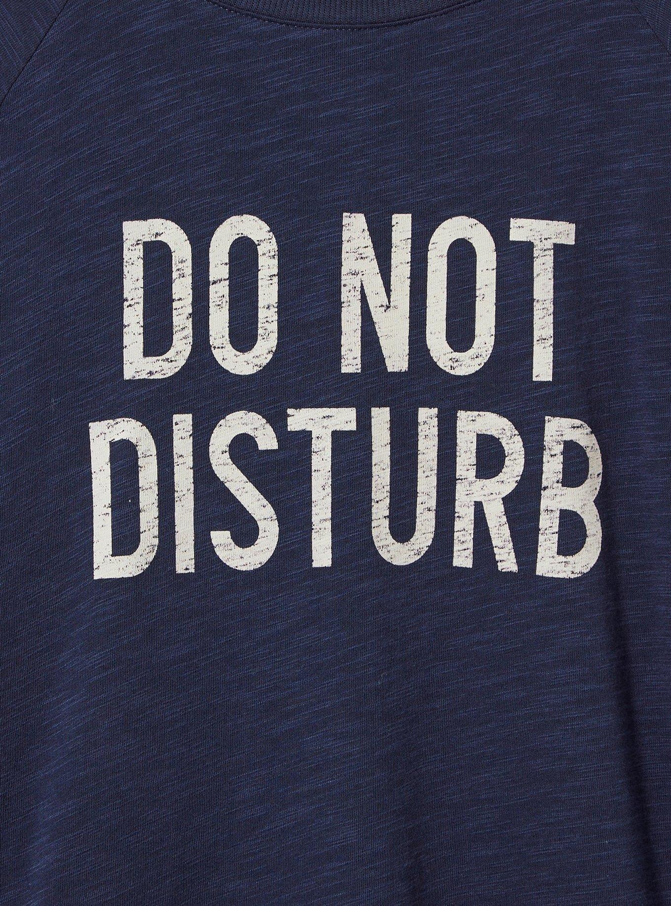 Plus Size - Do Not Disturb Classic Fit Super Soft Slub 3/4 Sleeve ...