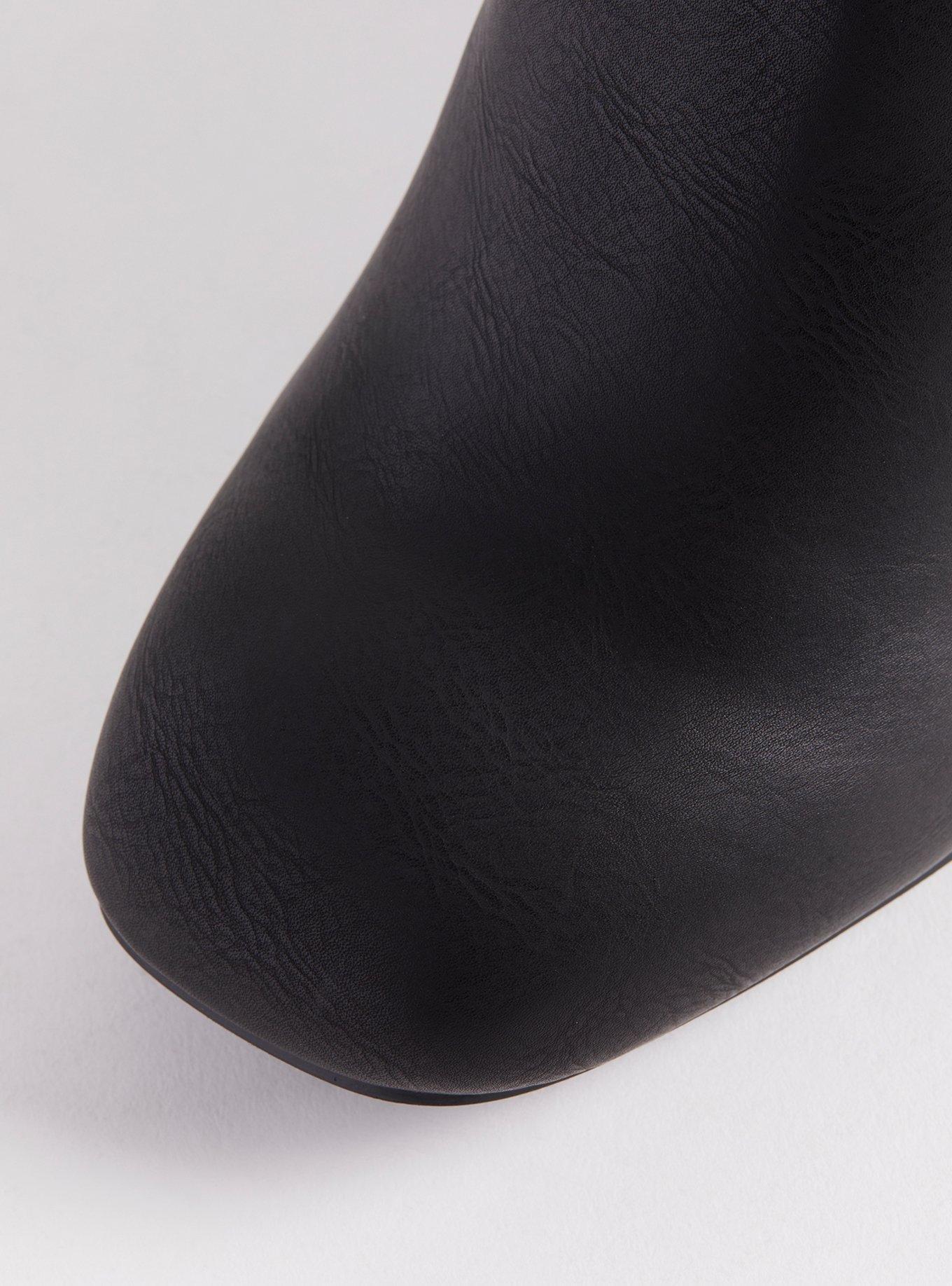 Plus Size - Square Toe Block Heel Chelsea Bootie (WW) - Torrid