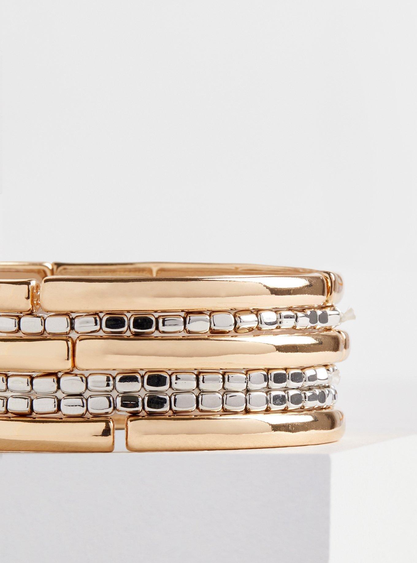 Plus Size - Beaded Stretch Bracelet Set - Torrid