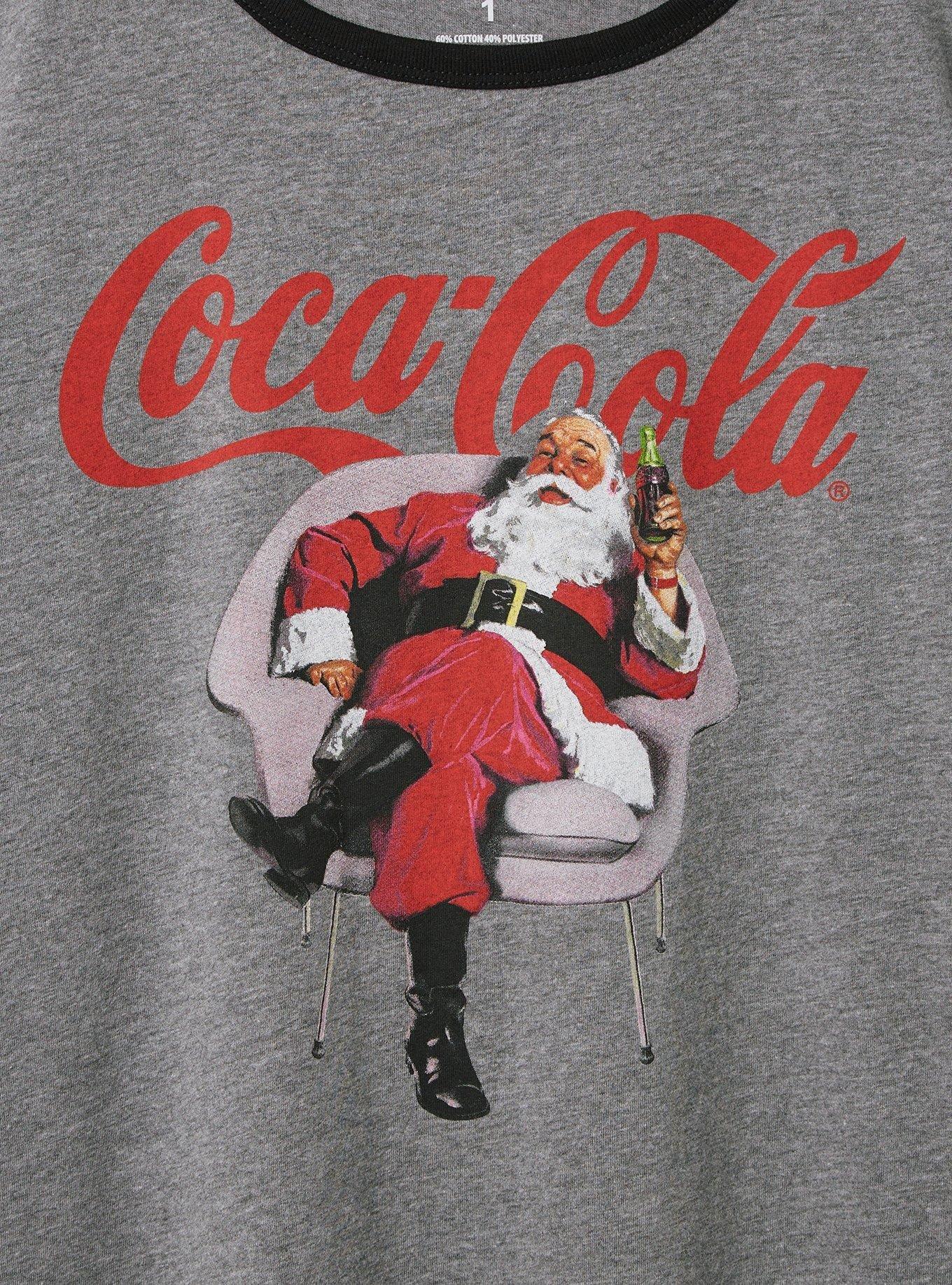 Plus Size - Coca Cola Classic Fit Cotton Ringer Tee - Torrid