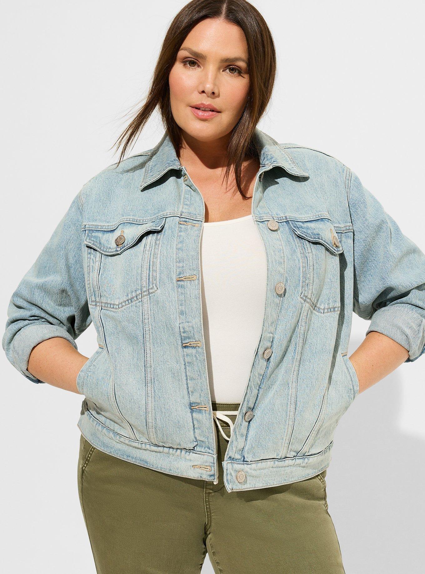 TORRID Denim Relaxed Fit Trucker at Hamilton Place in Chattanooga, TN