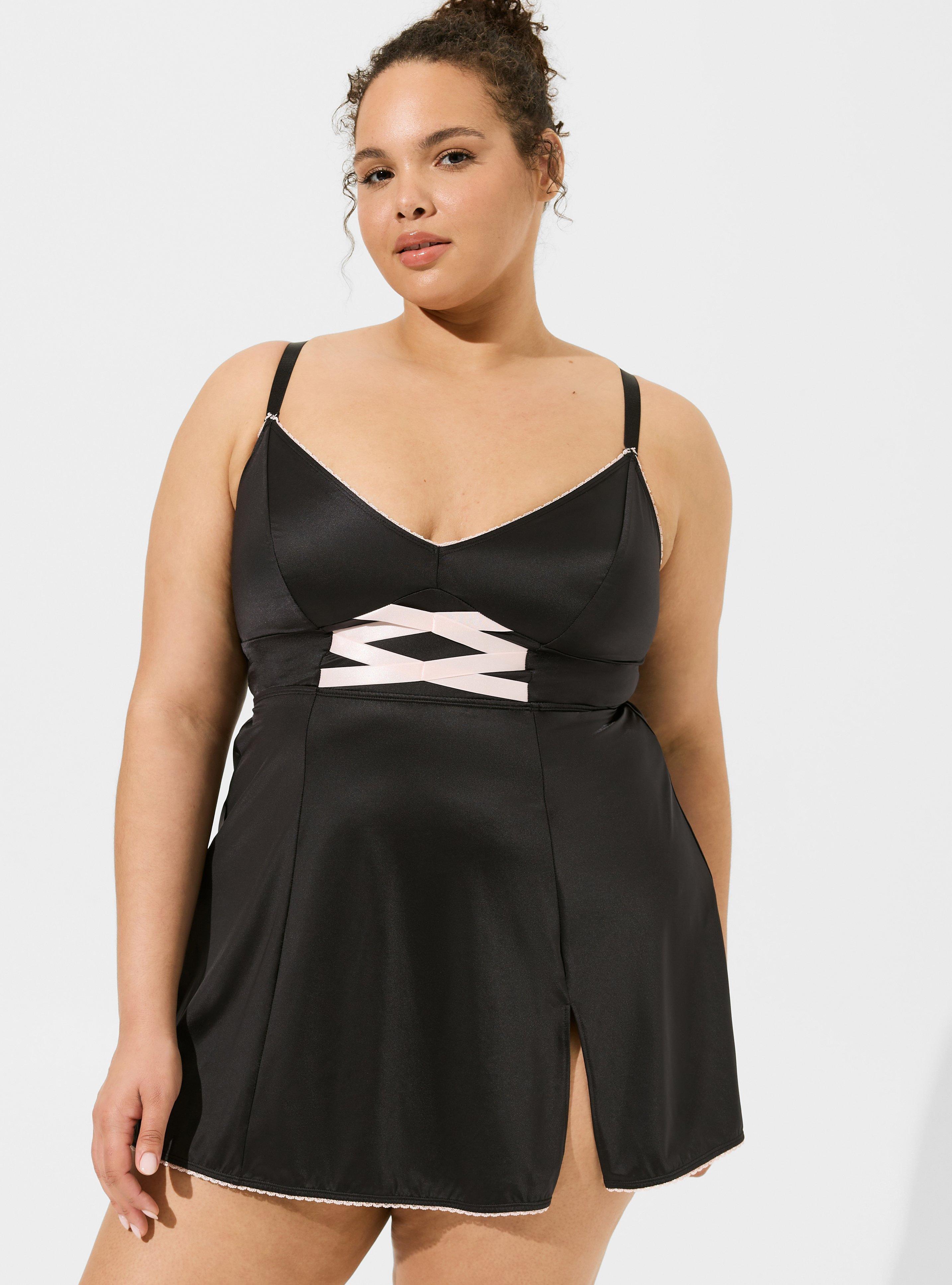 Plus Size - Ballet Noir Babydoll - Torrid