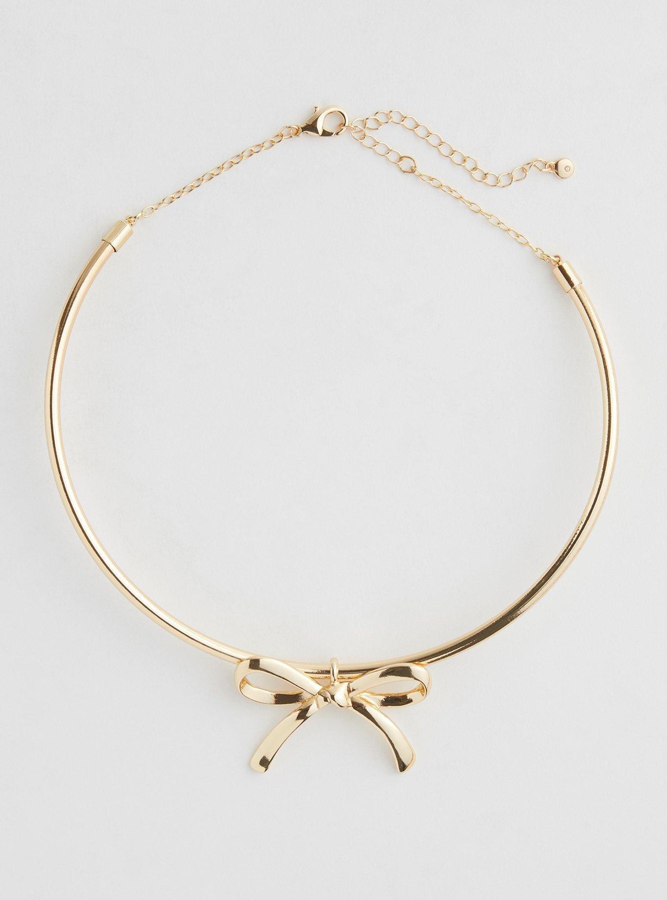 Plus Size - Bow Collar Necklace - Torrid