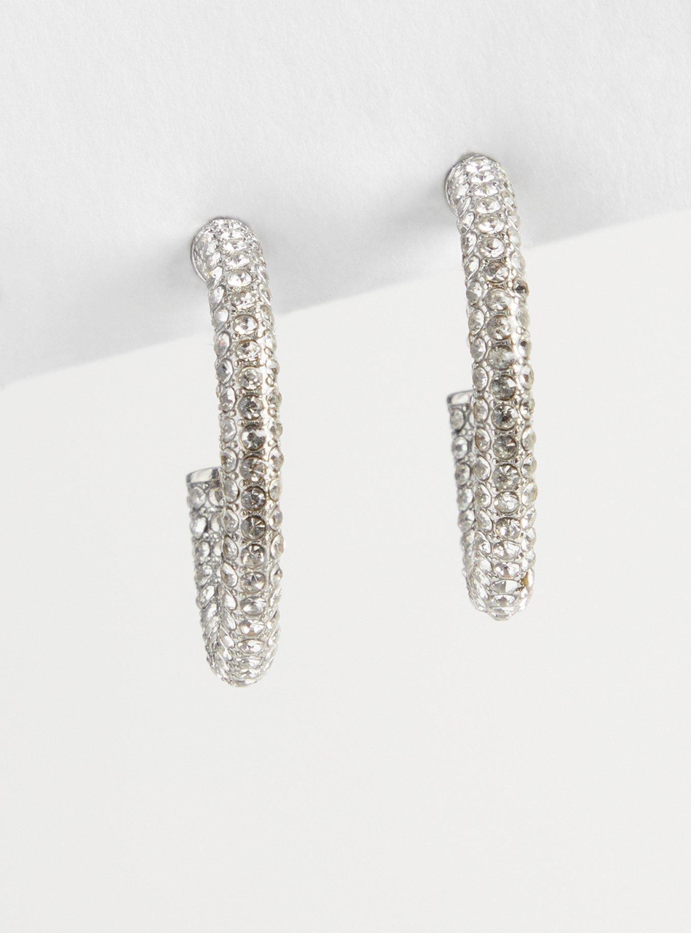 Plus Size - Pave Hoop - Torrid