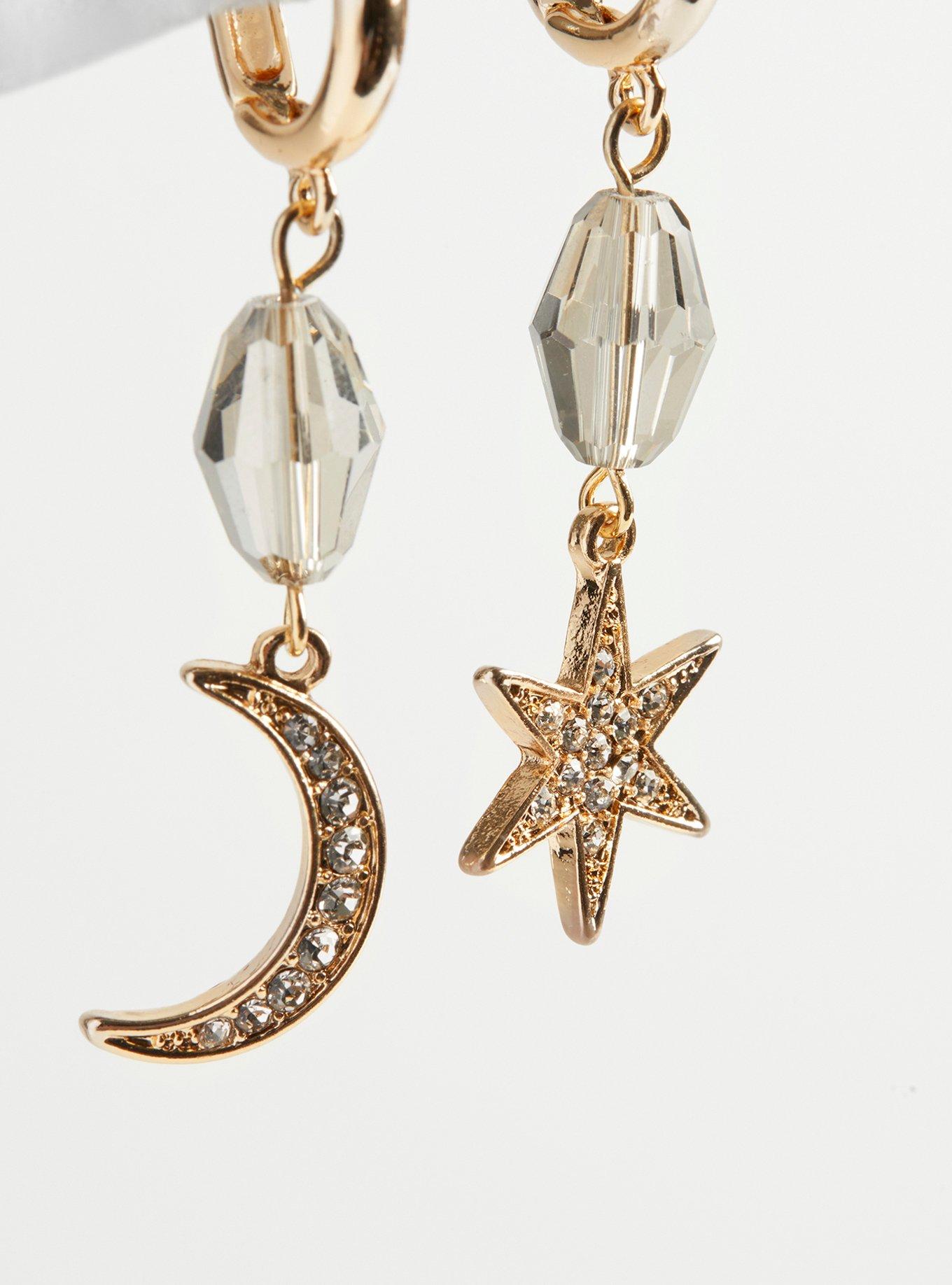 Plus Size - Mismatch Celestial Earring - Torrid
