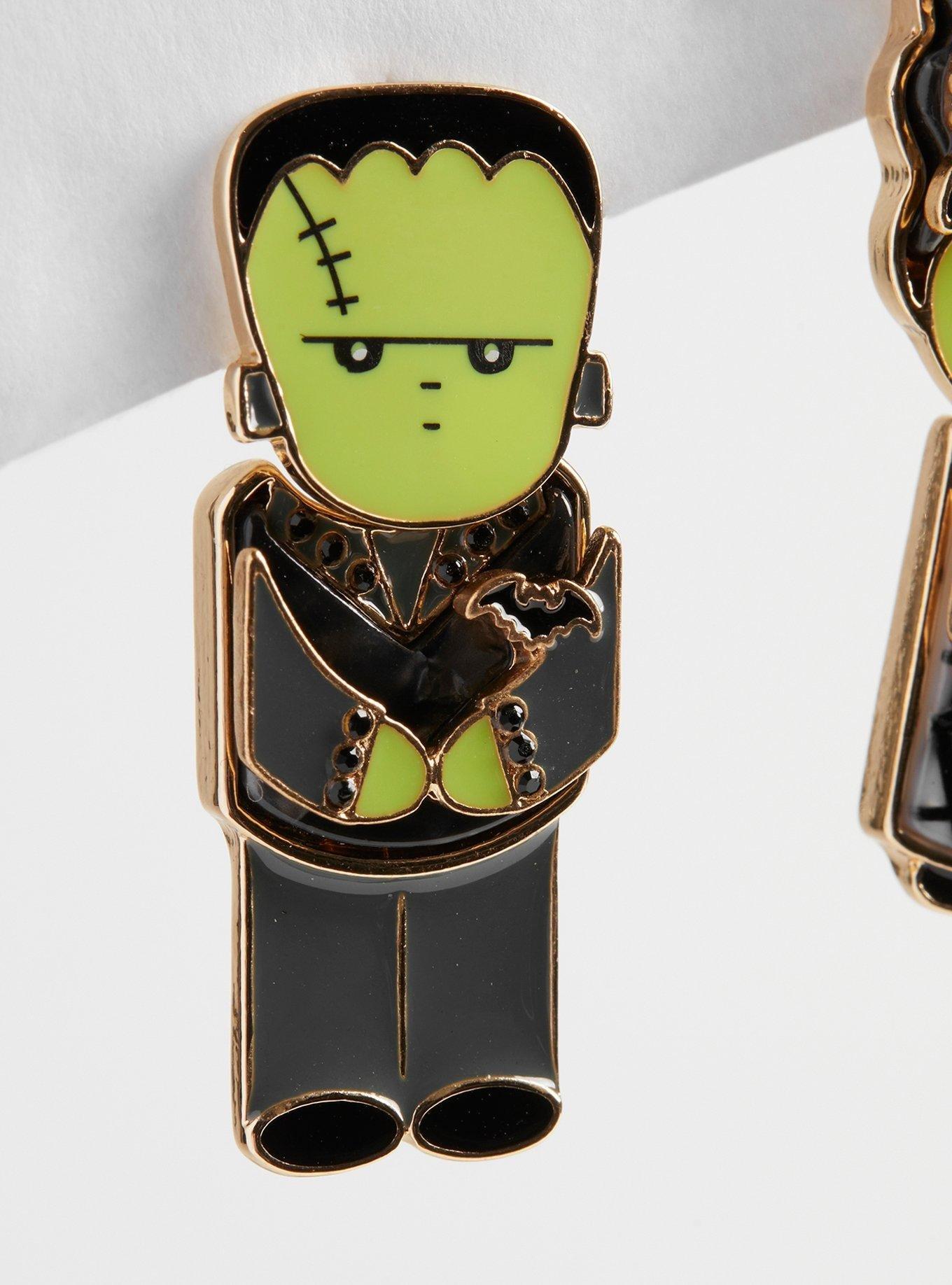 Plus Size - Mr and Ms Frankenstein Statement Earring - Torrid
