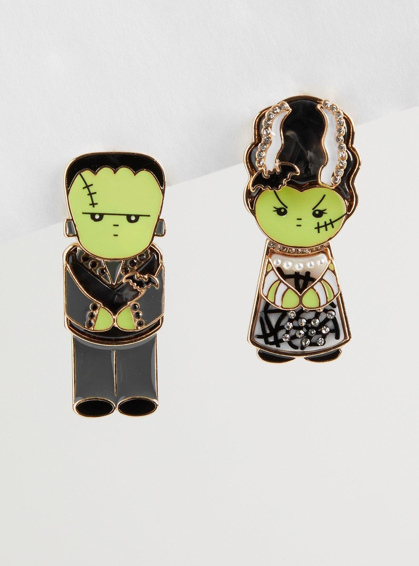 Plus Size - Mr and Ms Frankenstein Statement Earring - Torrid