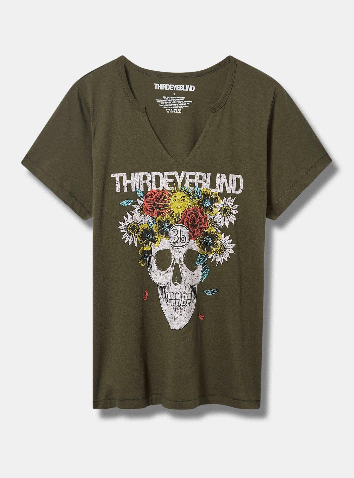 Plus Size - Third Eye Blind Classic Fit Cotton Notch Tee - Torrid