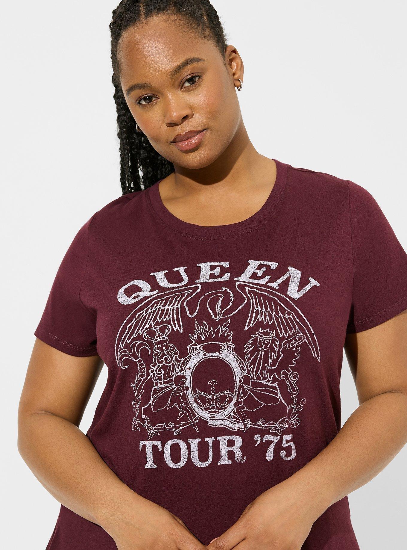 Plus Size - Queen Classic Fit Cotton Side Slit Fashion Tunic - Torrid