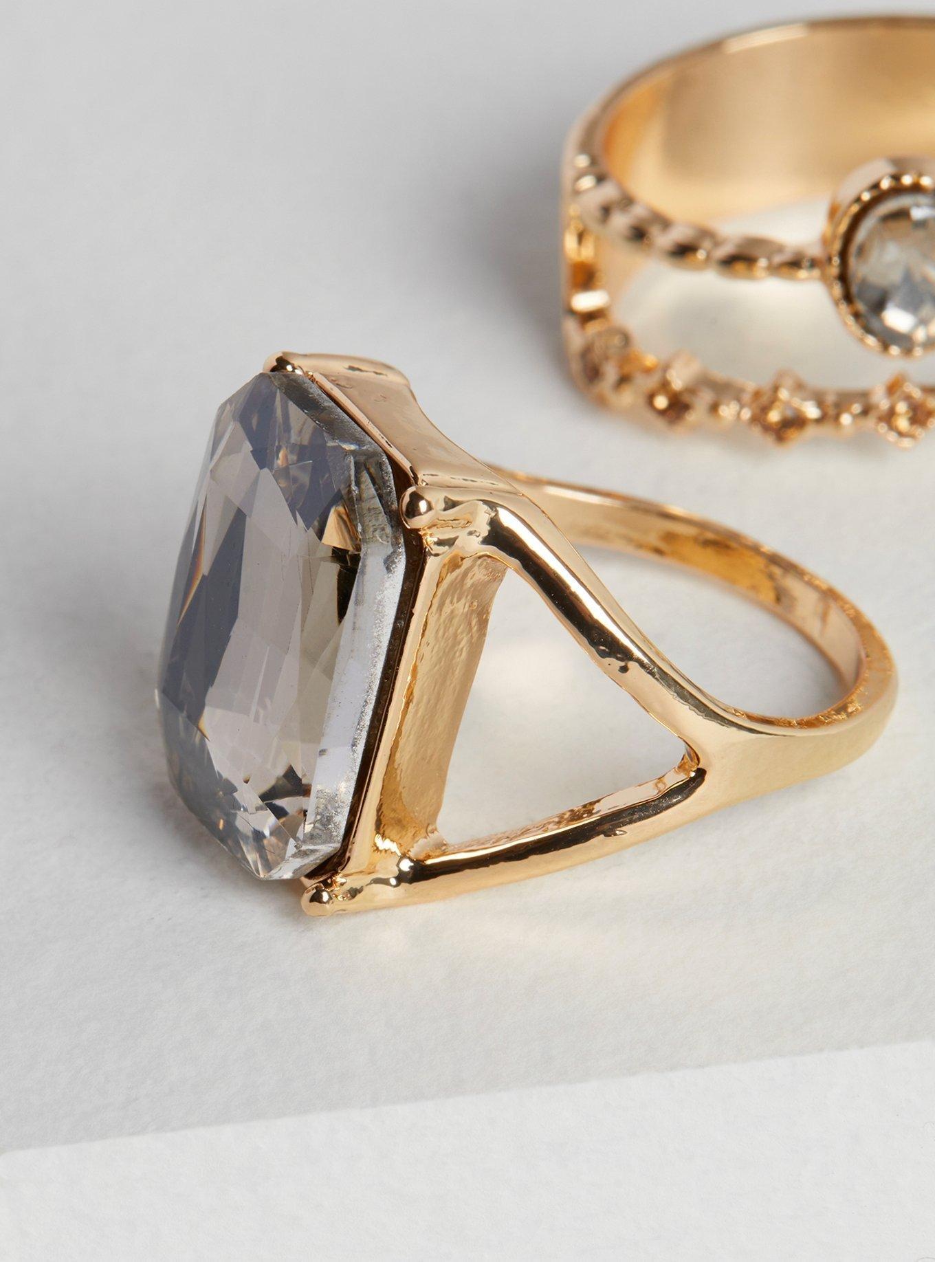 Plus Size - Cocktail Statement Ring Set - Torrid