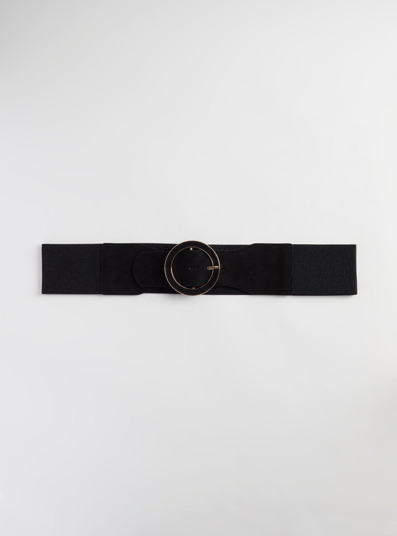 Plus Size - Round Buckle Stretch Waist Belt - Torrid