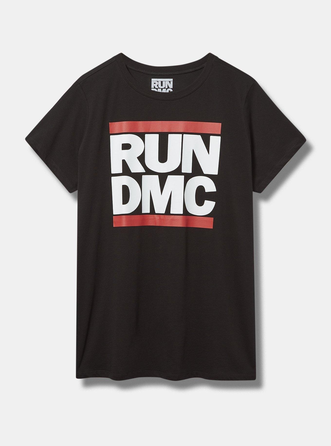 Plus Size - Run DMC Logo Classic Fit Cotton Crew Tee - Torrid