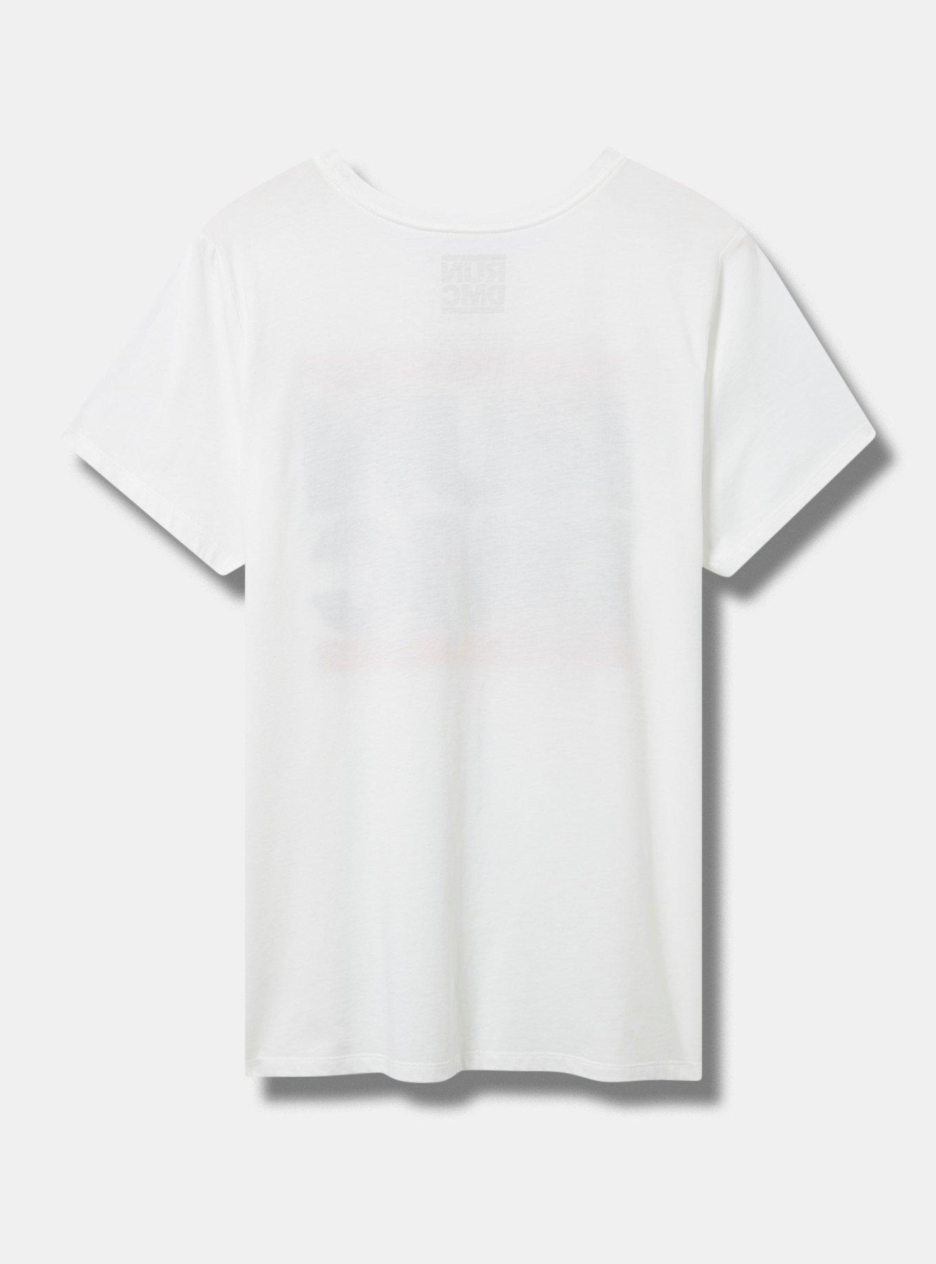 Plus Size - Run DMC Logo Classic Fit Cotton Crew Tee - Torrid