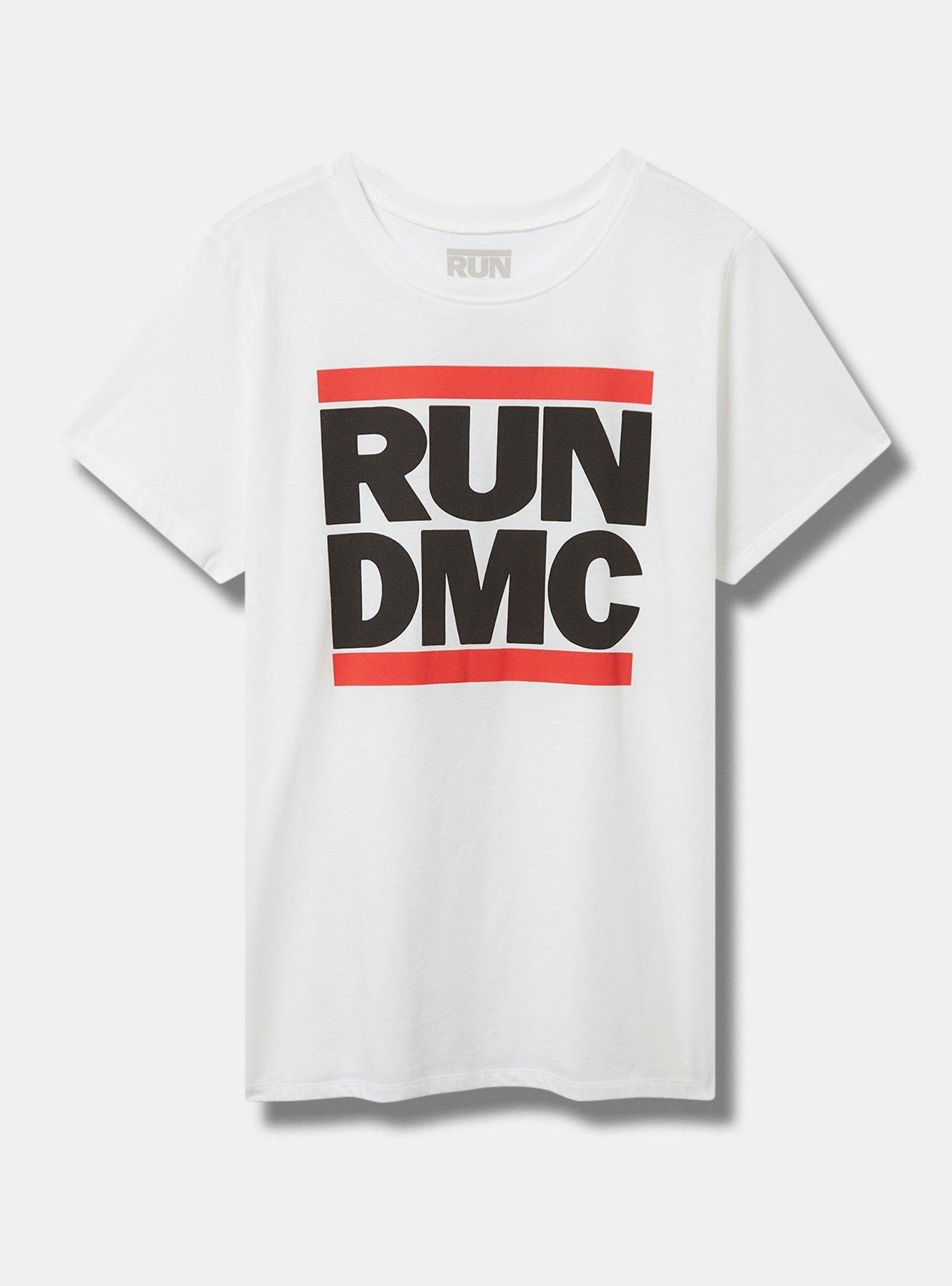 Plus Size - Run DMC Logo Classic Fit Cotton Crew Tee - Torrid