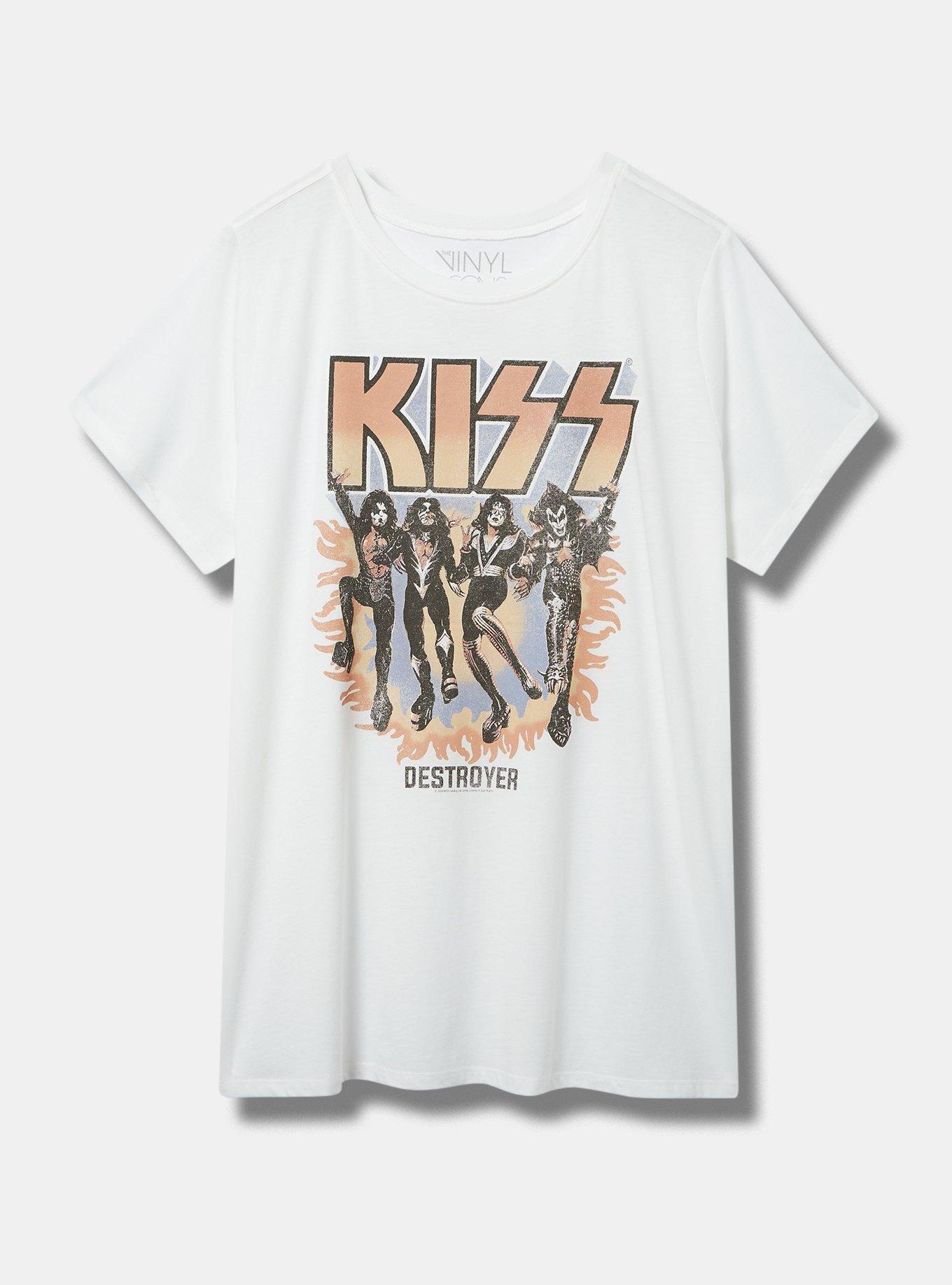 Plus Size - KISS Classic Fit Cotton Crew Tee - Torrid