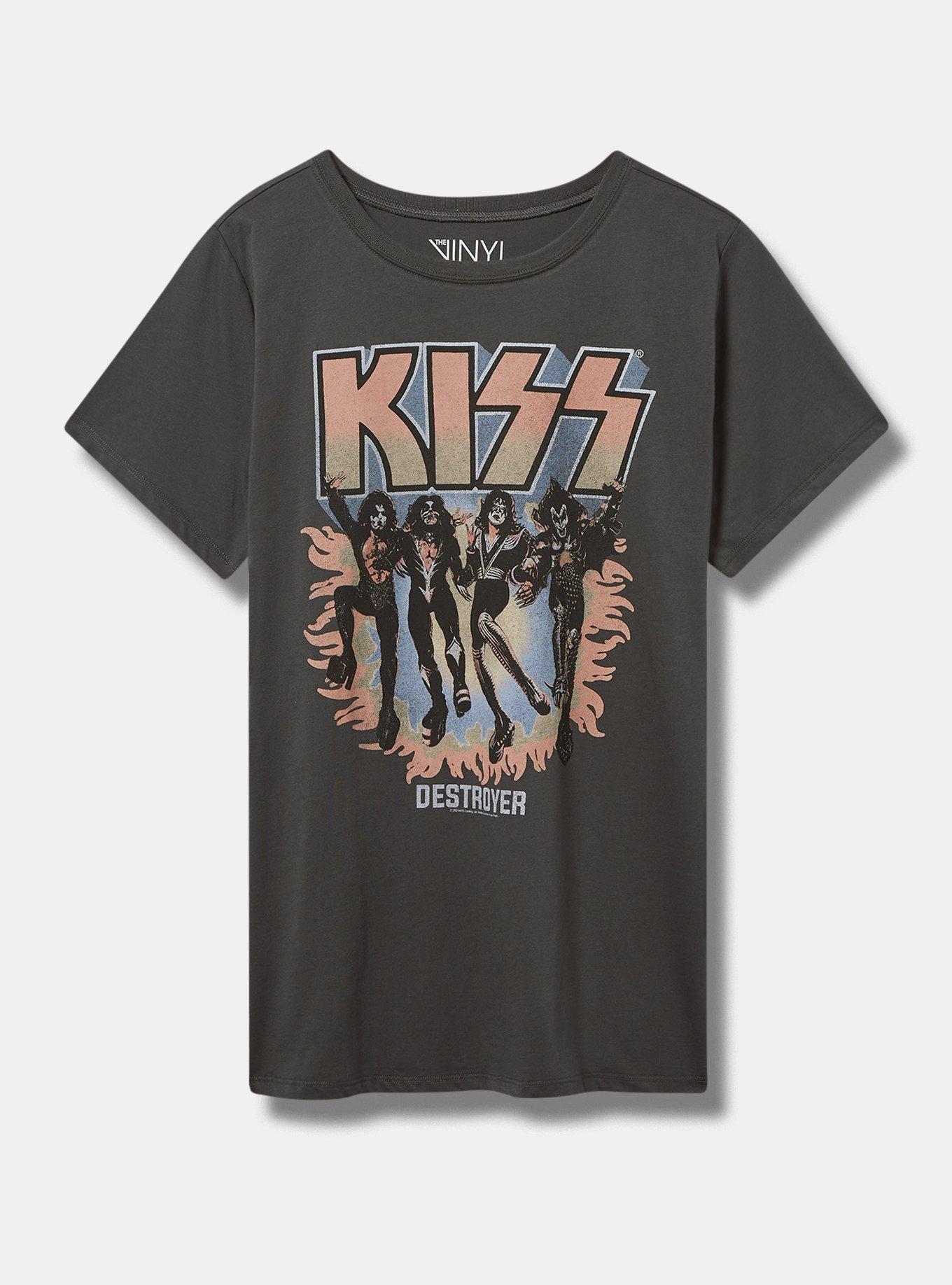 Plus Size - KISS Classic Fit Cotton Crew Tee - Torrid