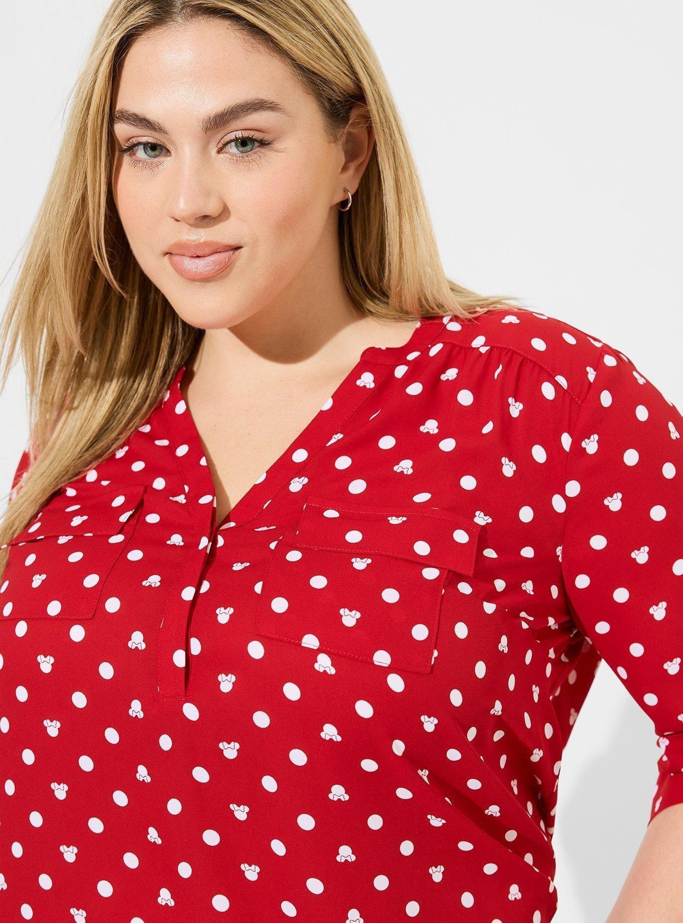 Plus Size - Disney Minnie Harper Georgette Blouse - Torrid