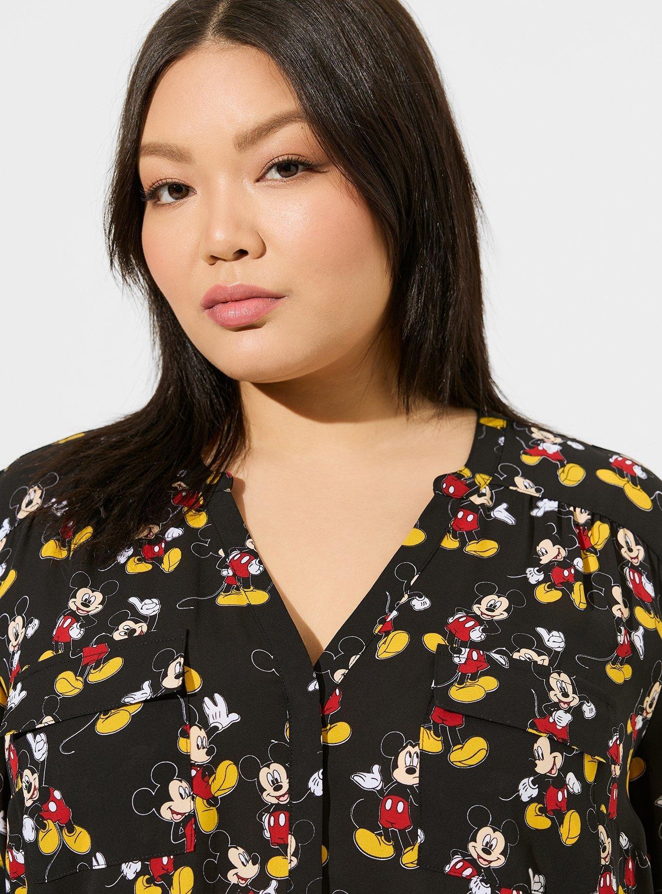 Plus Size - Disney Mickey Harper Georgette Blouse - Torrid
