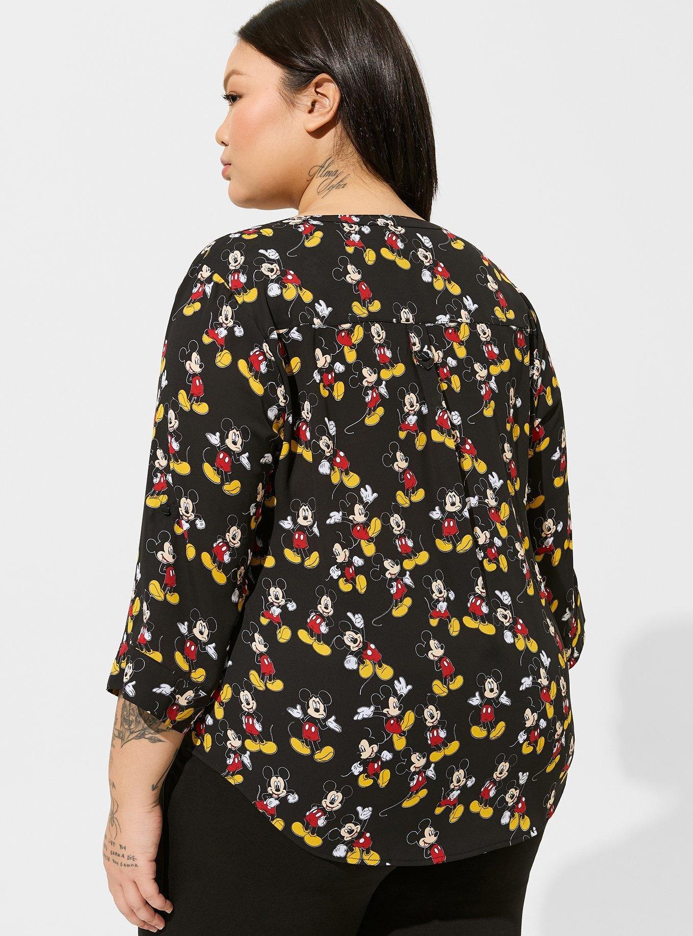 Plus Size - Disney Mickey Harper Georgette Blouse - Torrid
