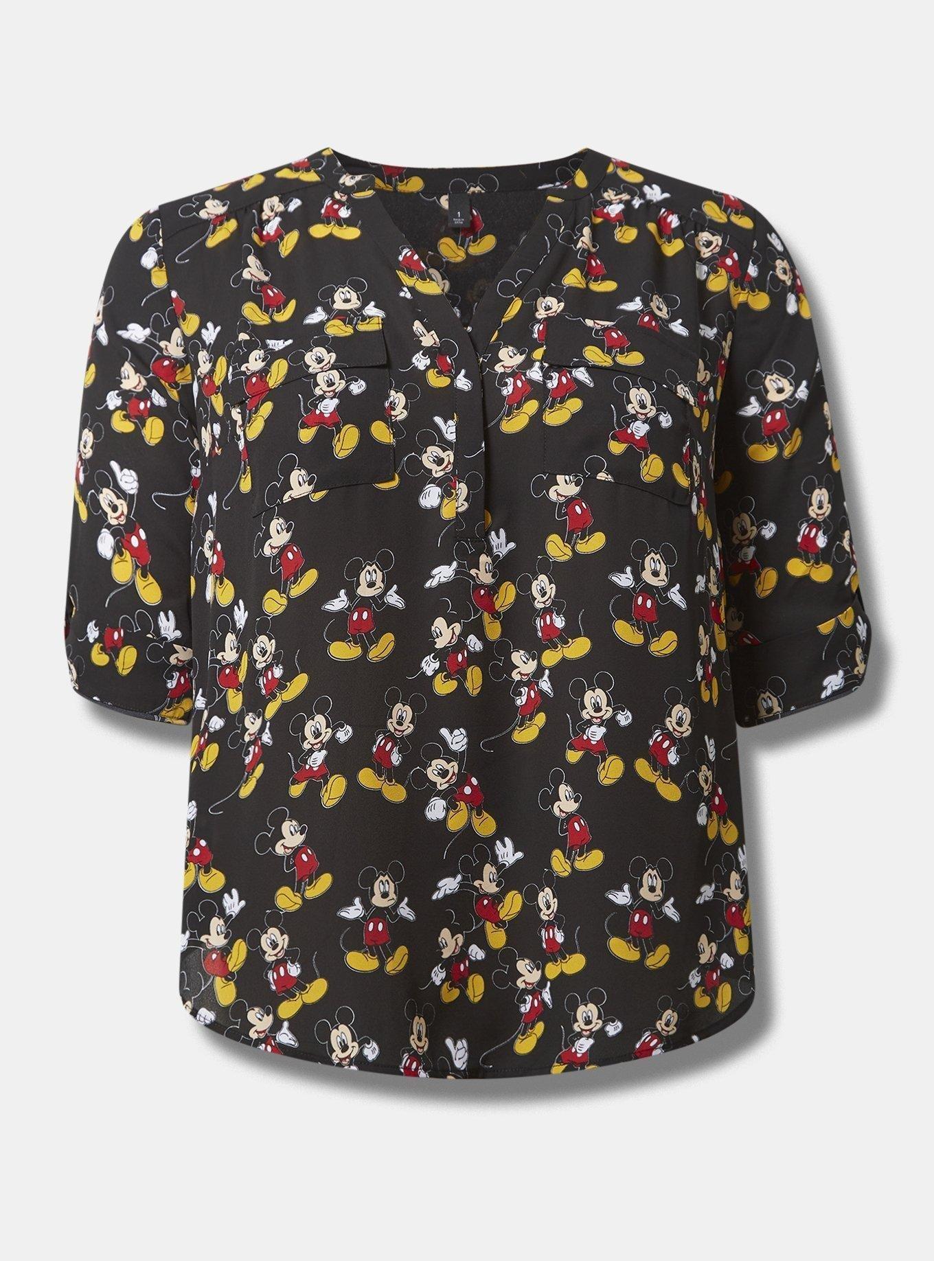Plus Size - Disney Mickey Harper Georgette Blouse - Torrid