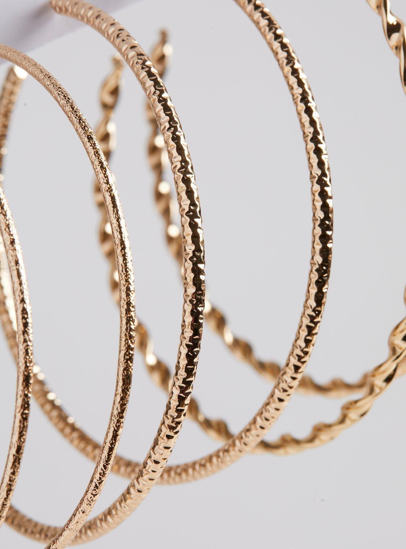 Plus Size - Textured Hoop Set - Torrid