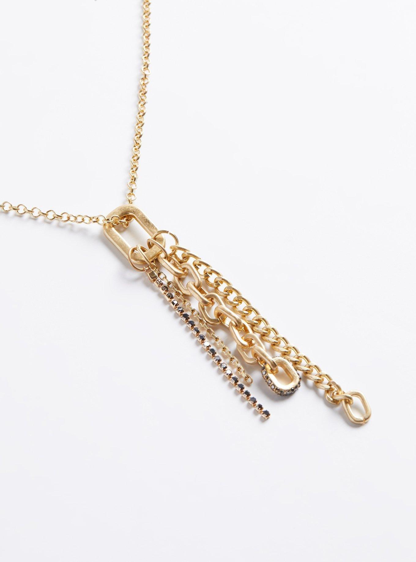 Plus Size - Link Pendant Necklace - Torrid