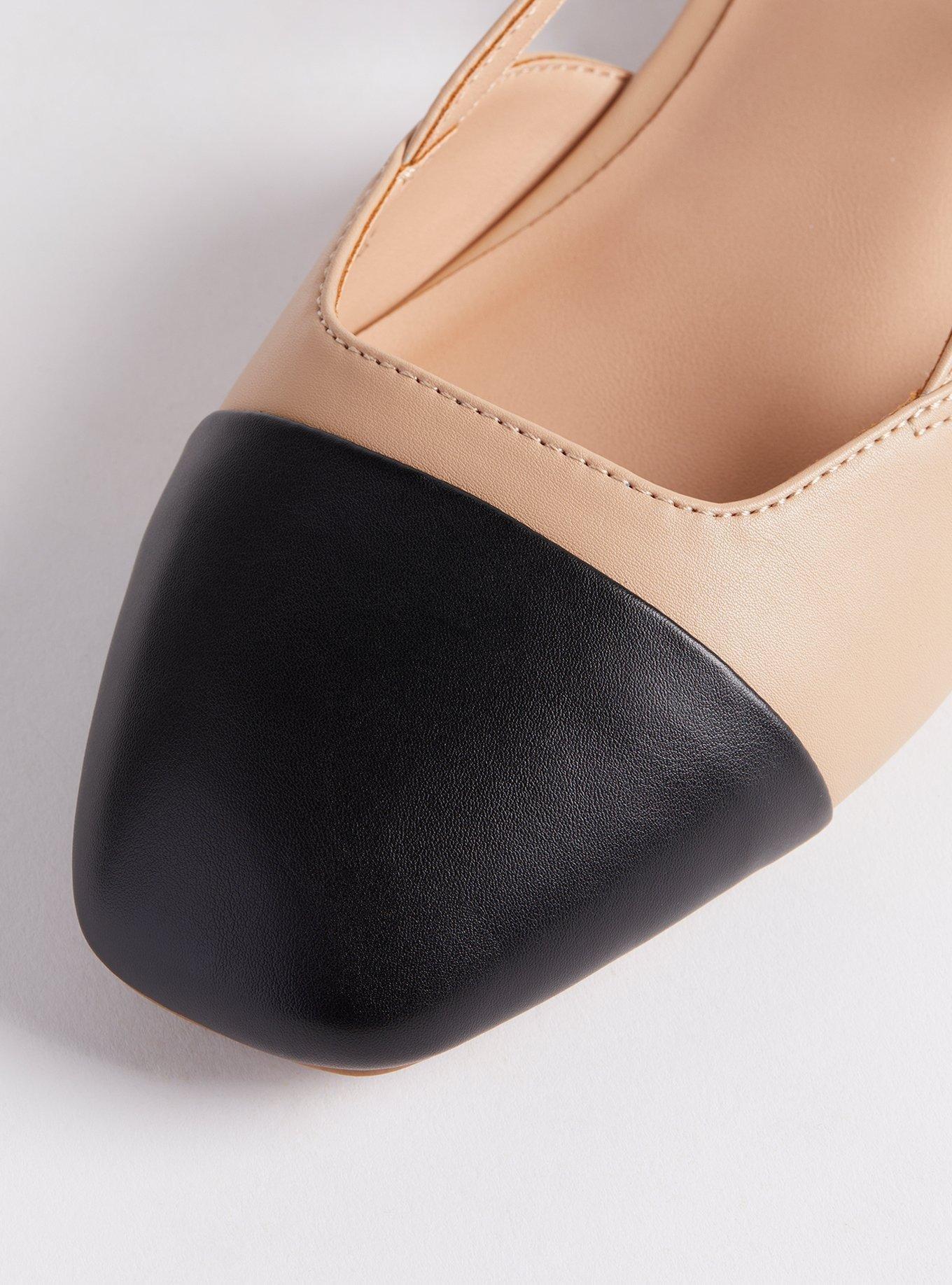 Plus Size - Cap Toe Slingback Flat (WW) - Torrid