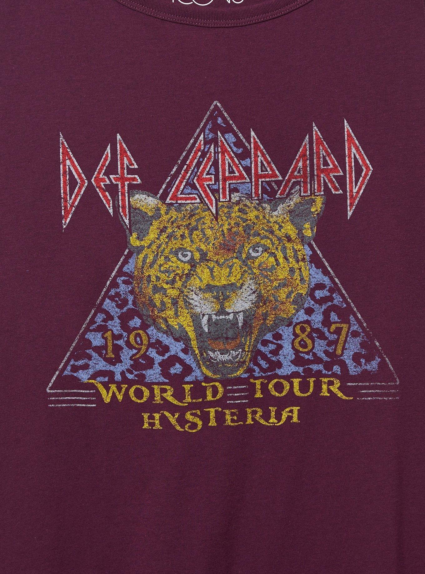 Plus Size - Def Leppard Classic Fit Cotton Crew Tank - Torrid