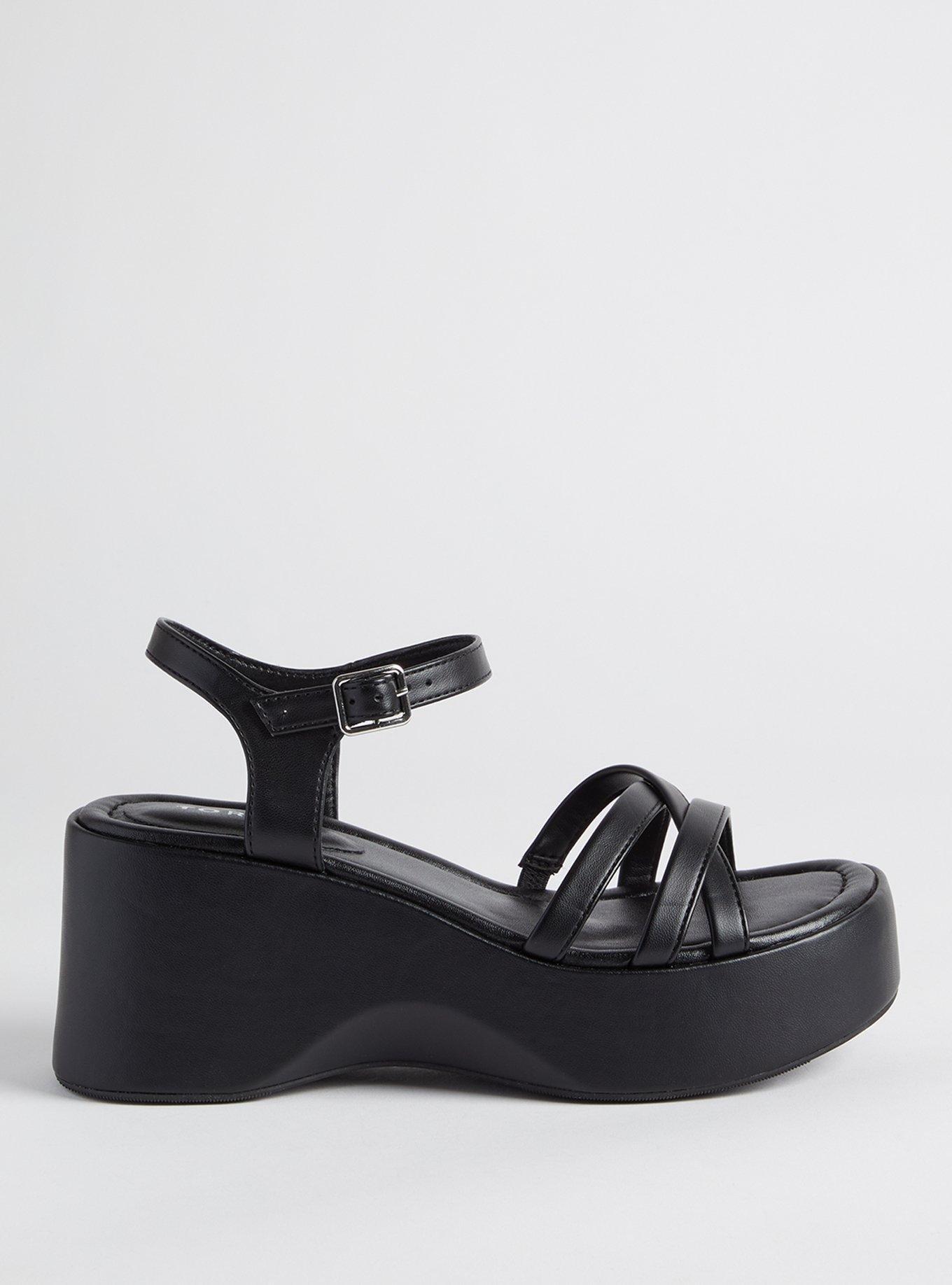 Plus Size - Strappy Flatform Wedge WW) - Torrid