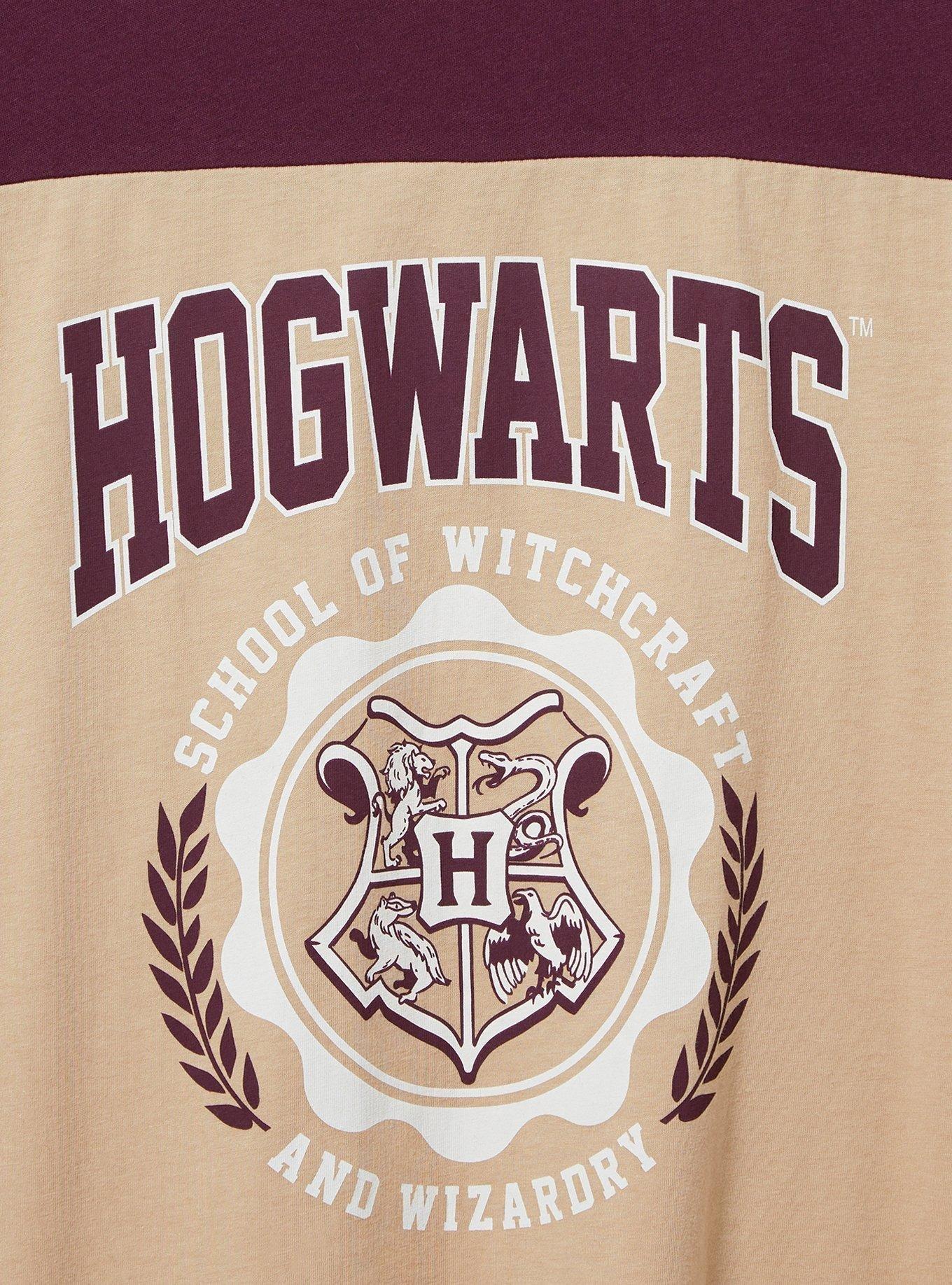 Plus Size - Harry Potter Classic Fit Cotton Varsity Boatneck Tee - Torrid