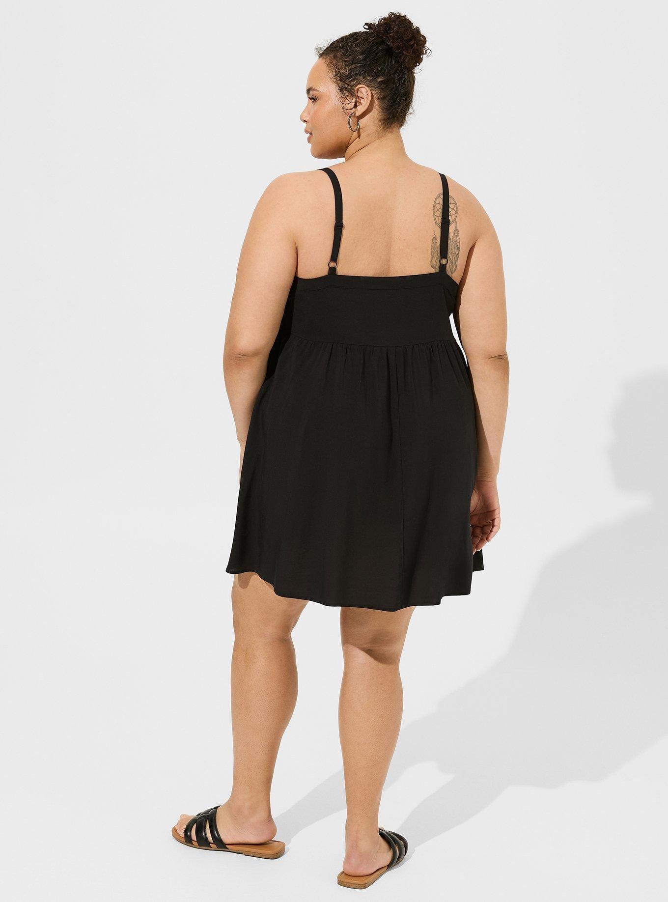 Plus Size - Mini Challis Sleeveless Sundress - Torrid
