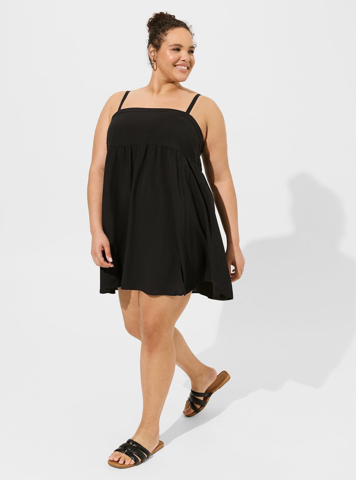 Plus Size - Mini Challis Sleeveless Sundress - Torrid