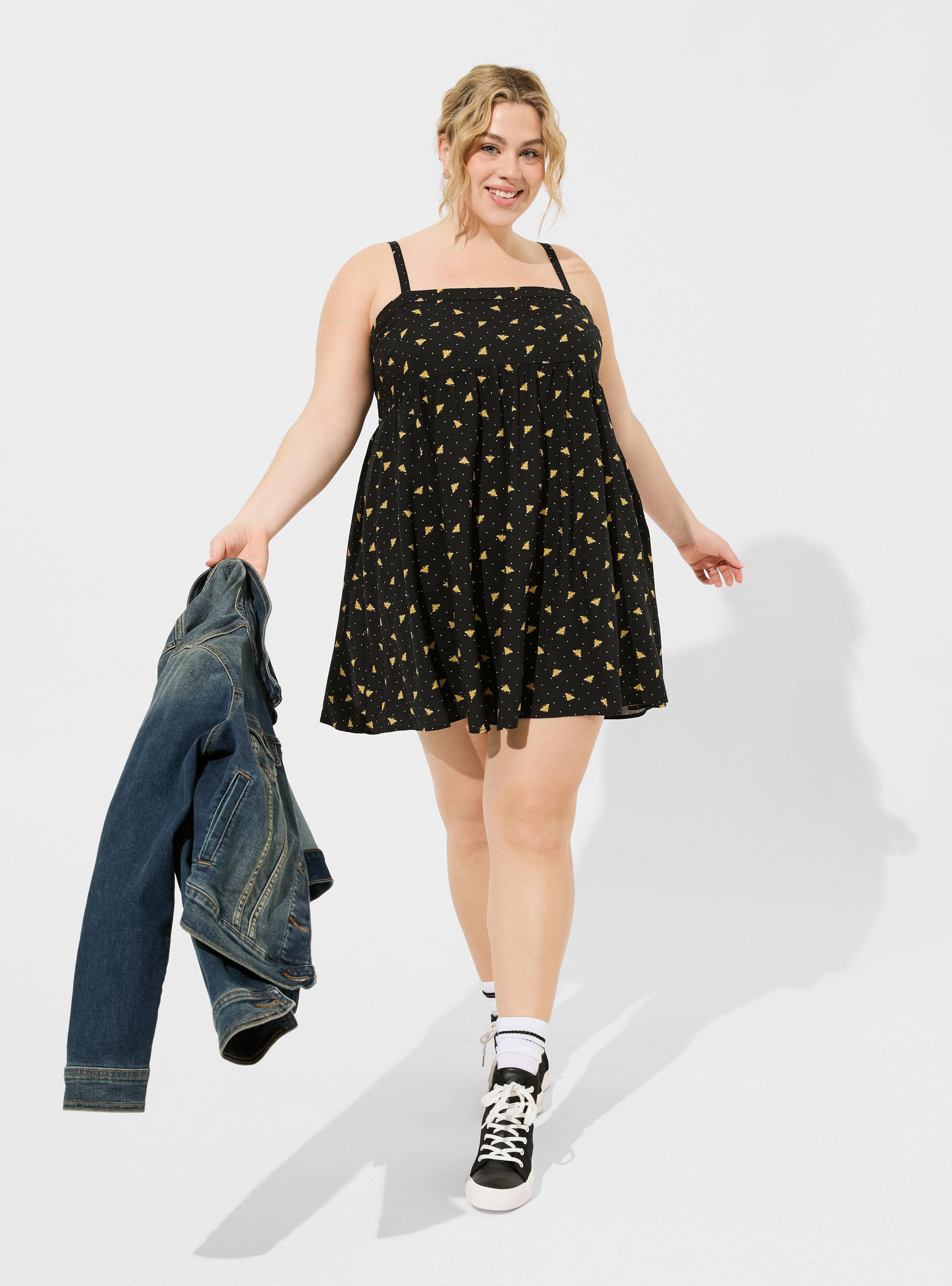 Plus Size - Mini Challis Sleeveless Sundress - Torrid