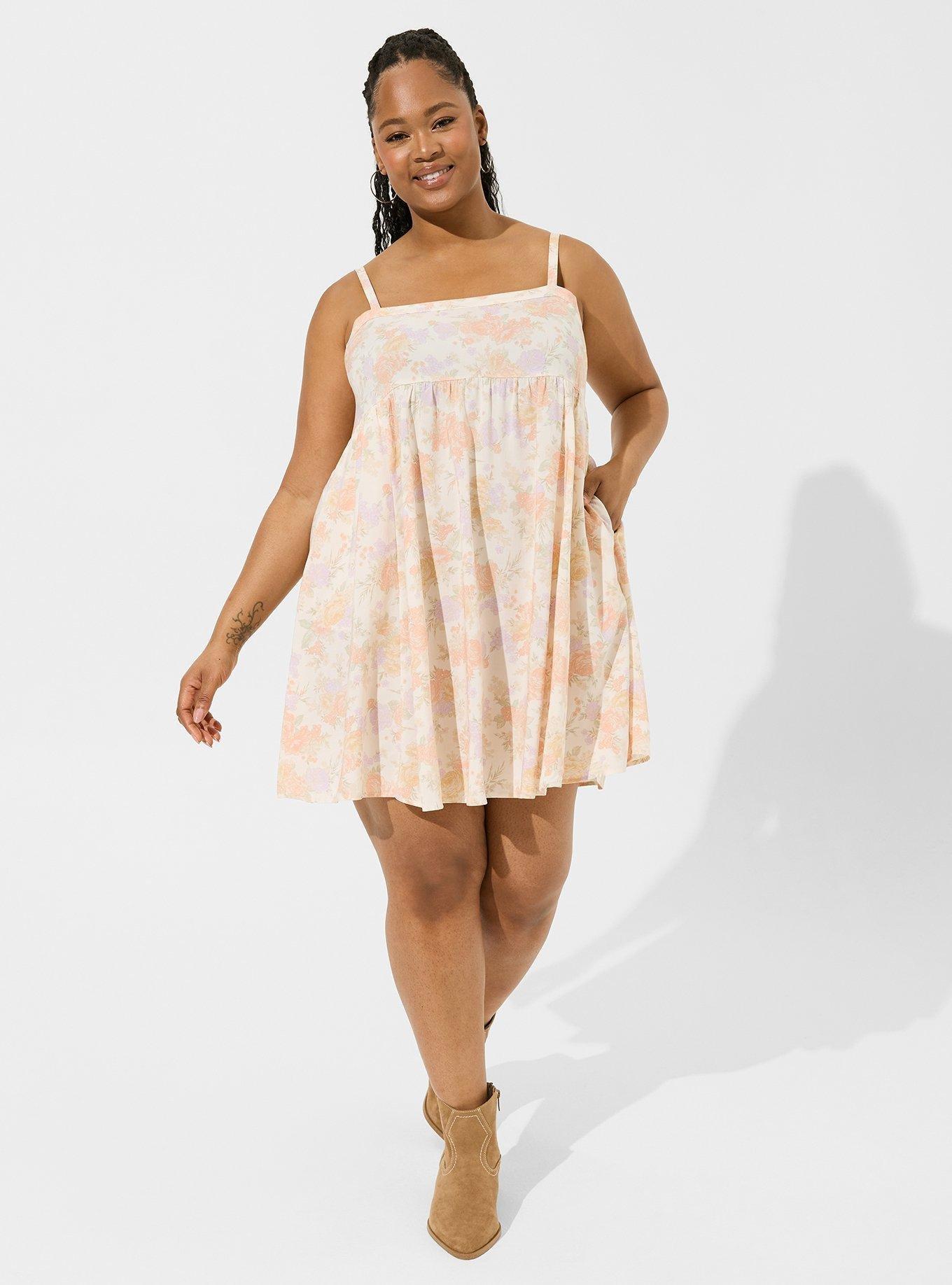 Plus Size - Mini Challis Sleeveless Sundress - Torrid
