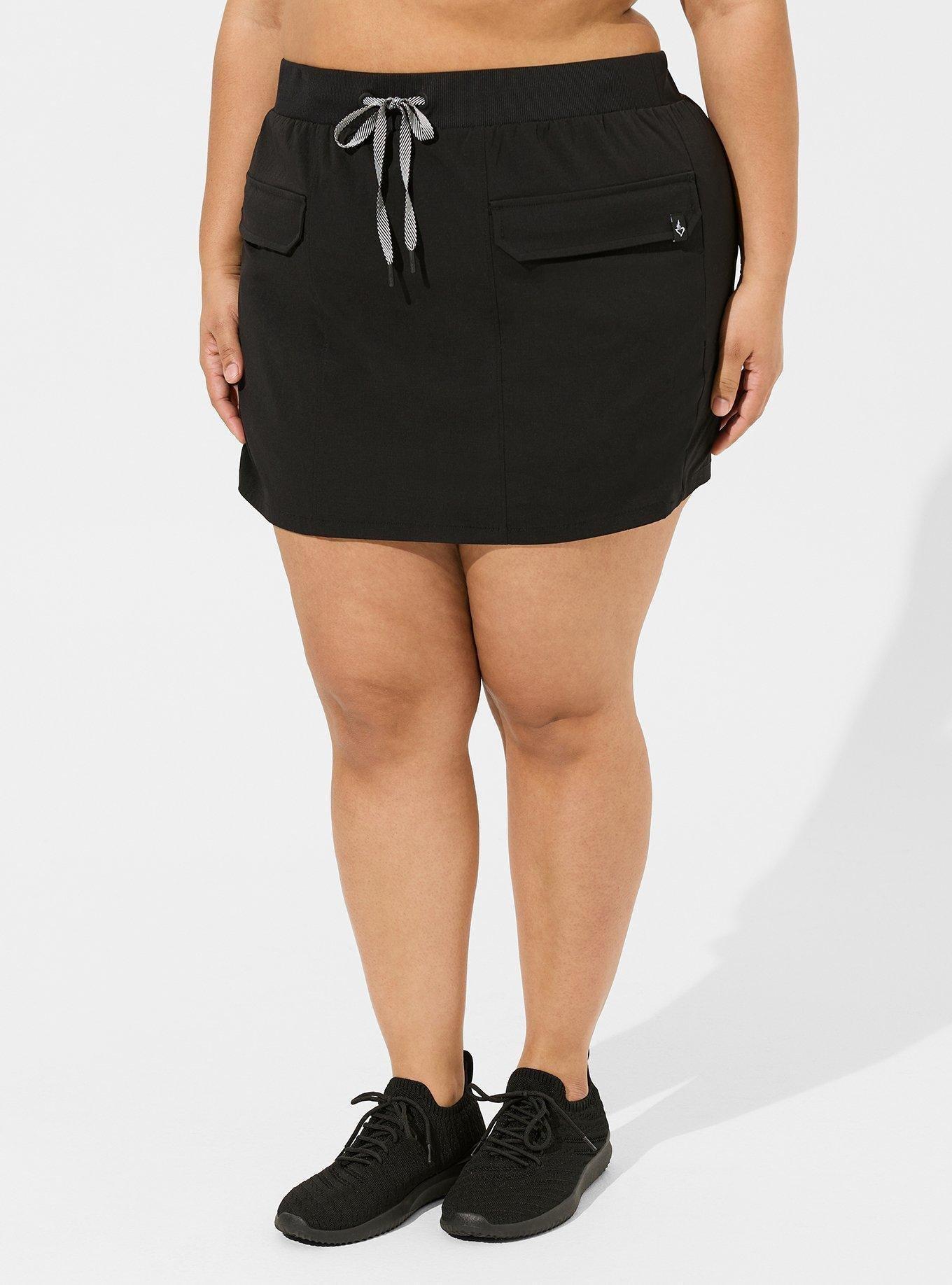 Plus Size - Happy Camper Ripstop Cargo Active Mini Skort - Torrid