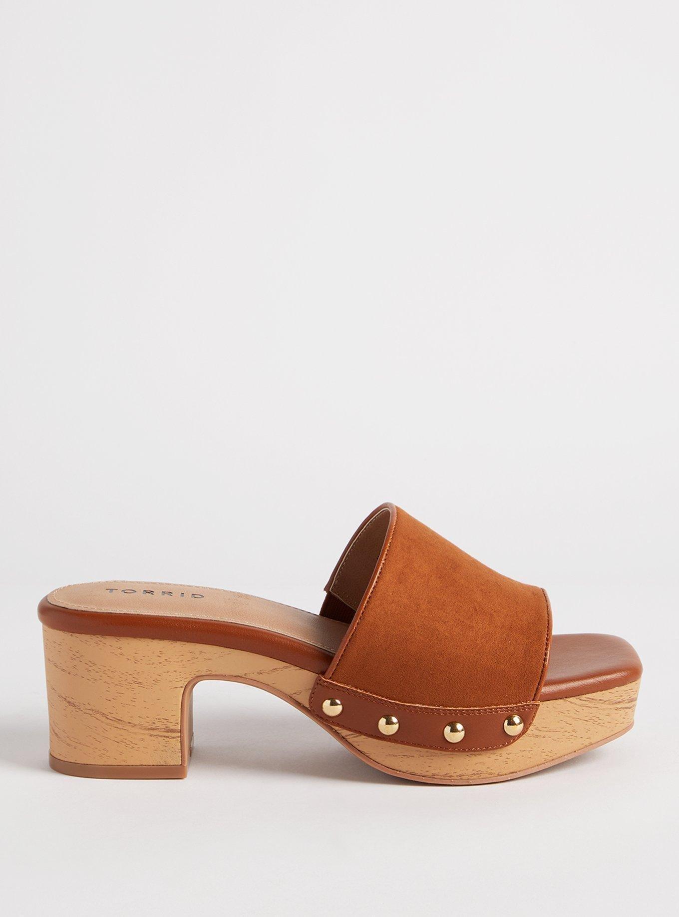 Plus Size - Wood Bottom Mule (WW) - Torrid