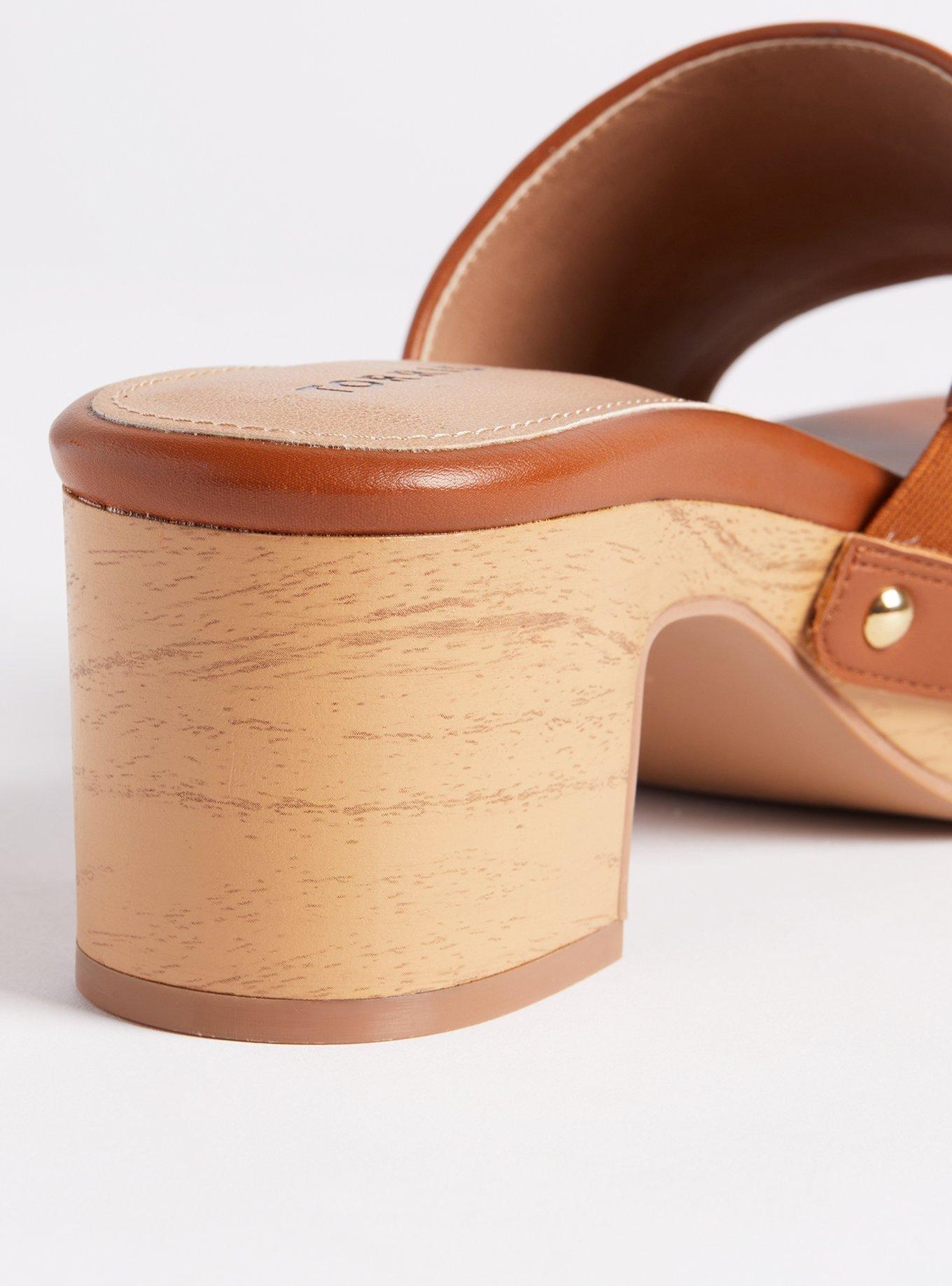 Plus Size - Wood Bottom Mule (WW) - Torrid