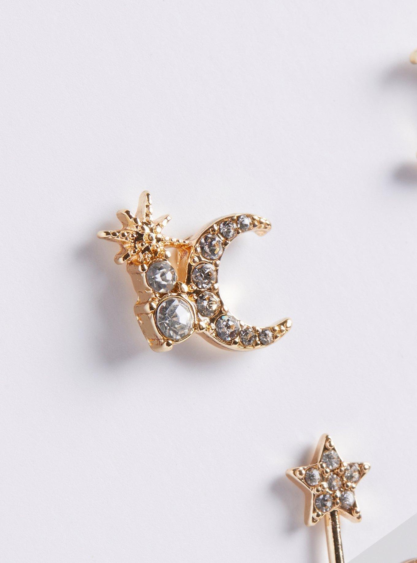 Plus Size - Celestial Stud Earring Set - Torrid