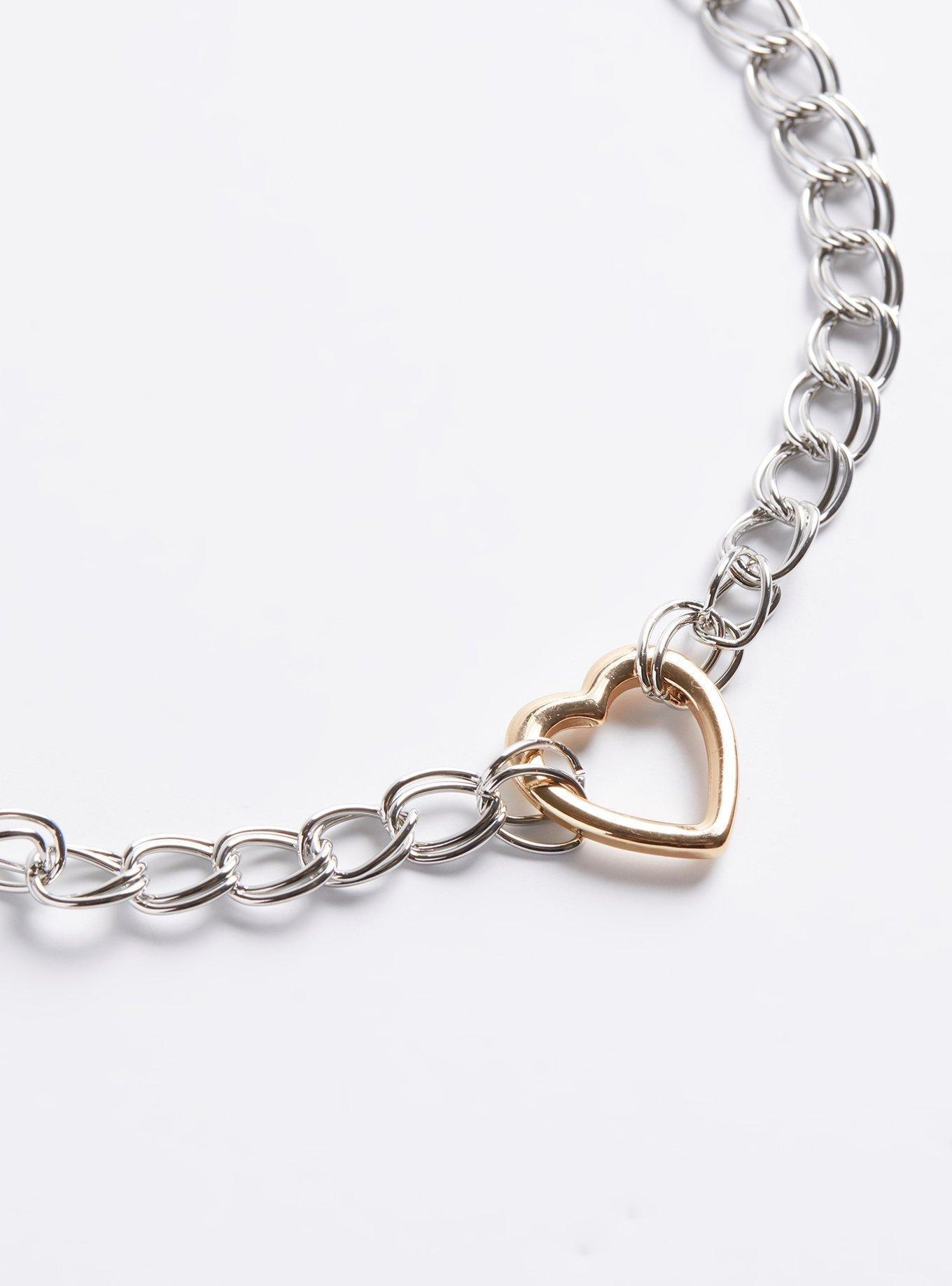 Plus Size - Heart Chain Link Necklace - Torrid