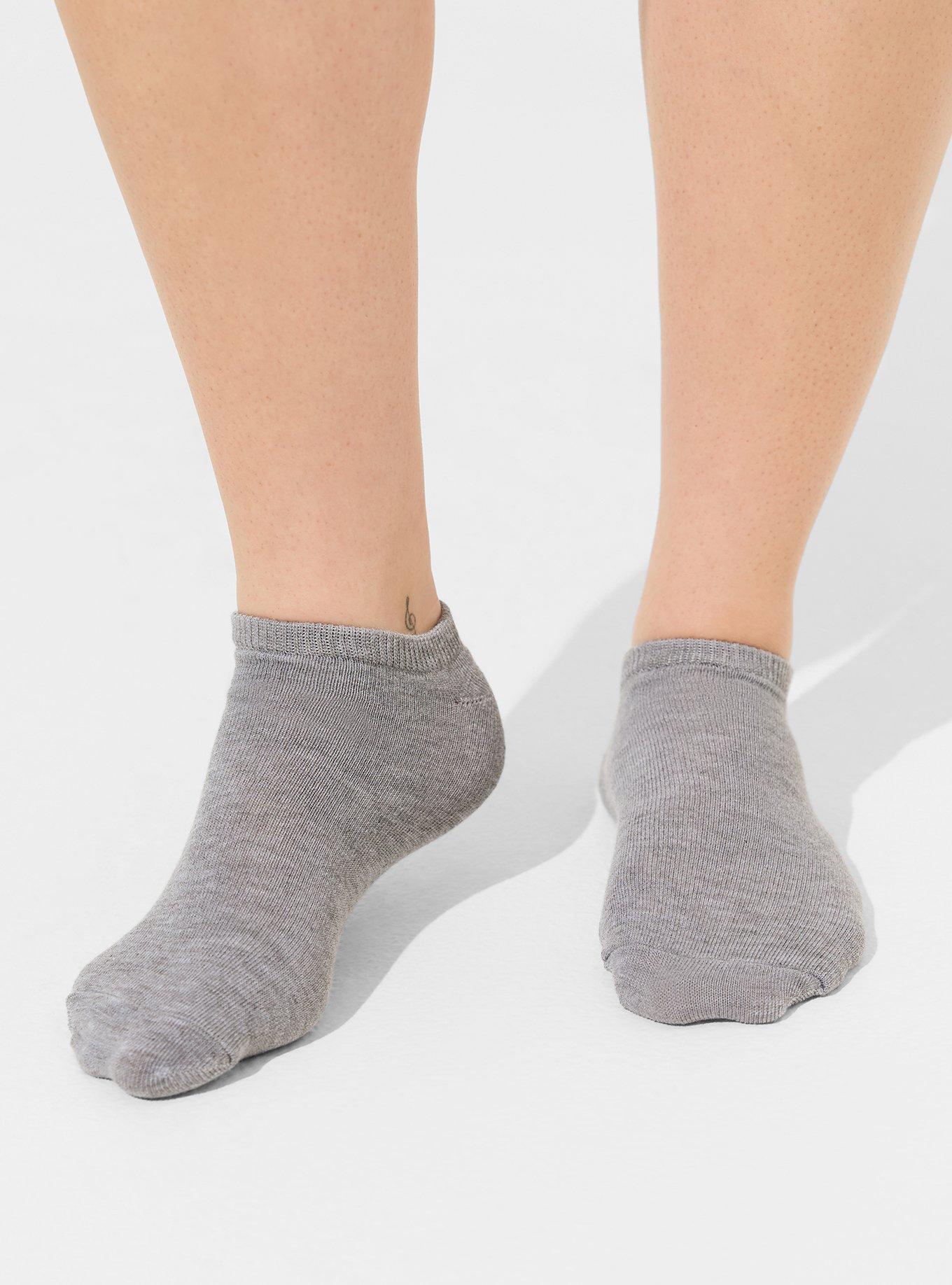 Plus Size - 5 Pack Low Cut Socks - Torrid