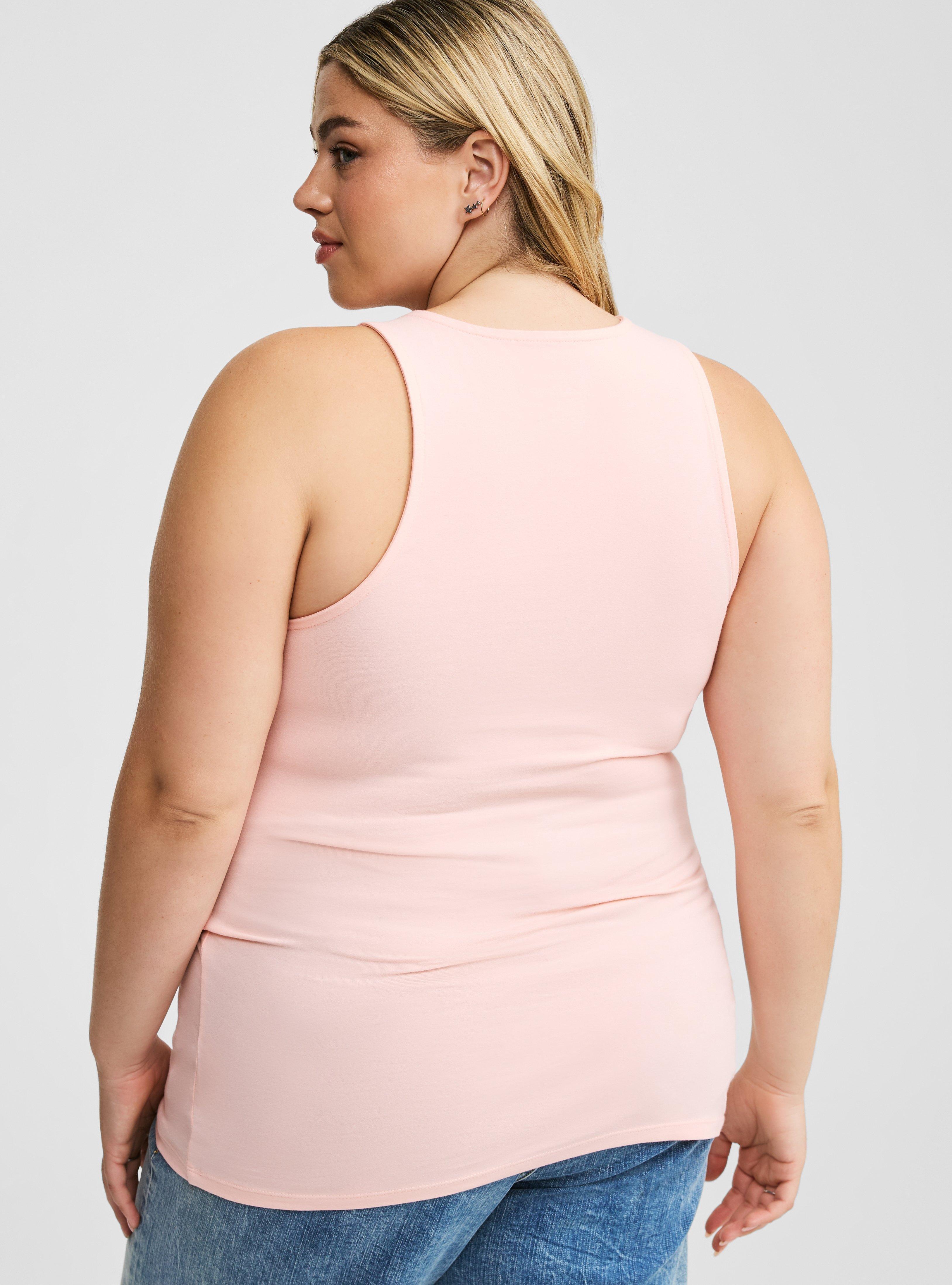Plus Size - Foxy Mesh Inset Tank - Torrid