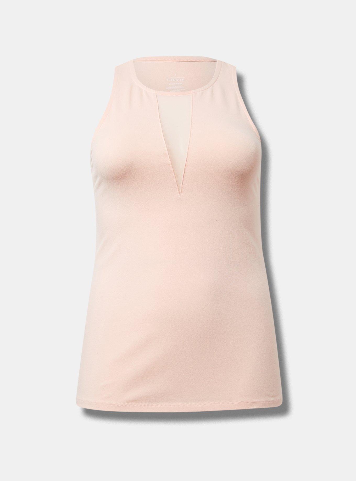 Plus Size - Foxy Mesh Inset Tank - Torrid