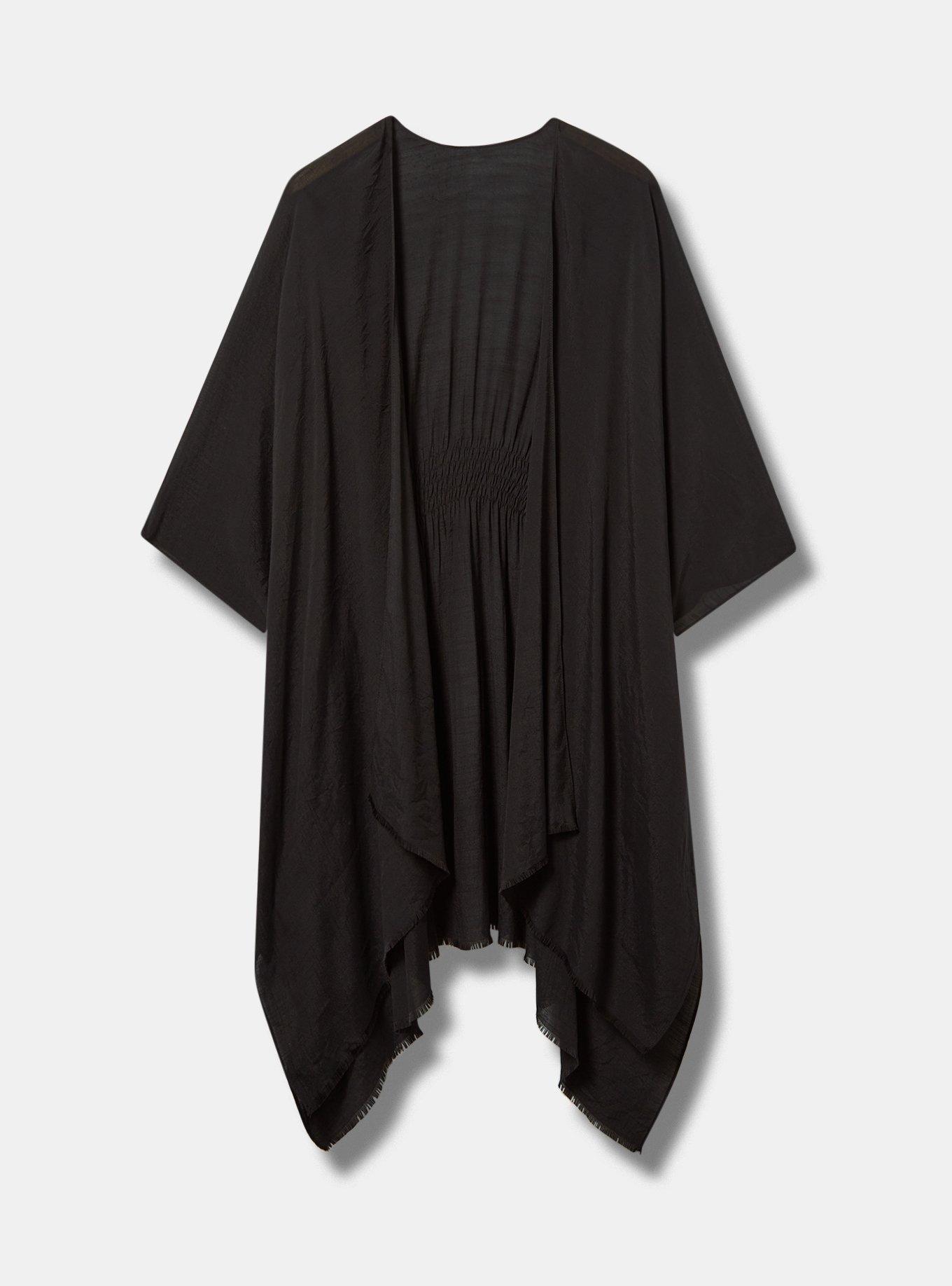 Plus Size - Light Weight Woven Ruana - Torrid