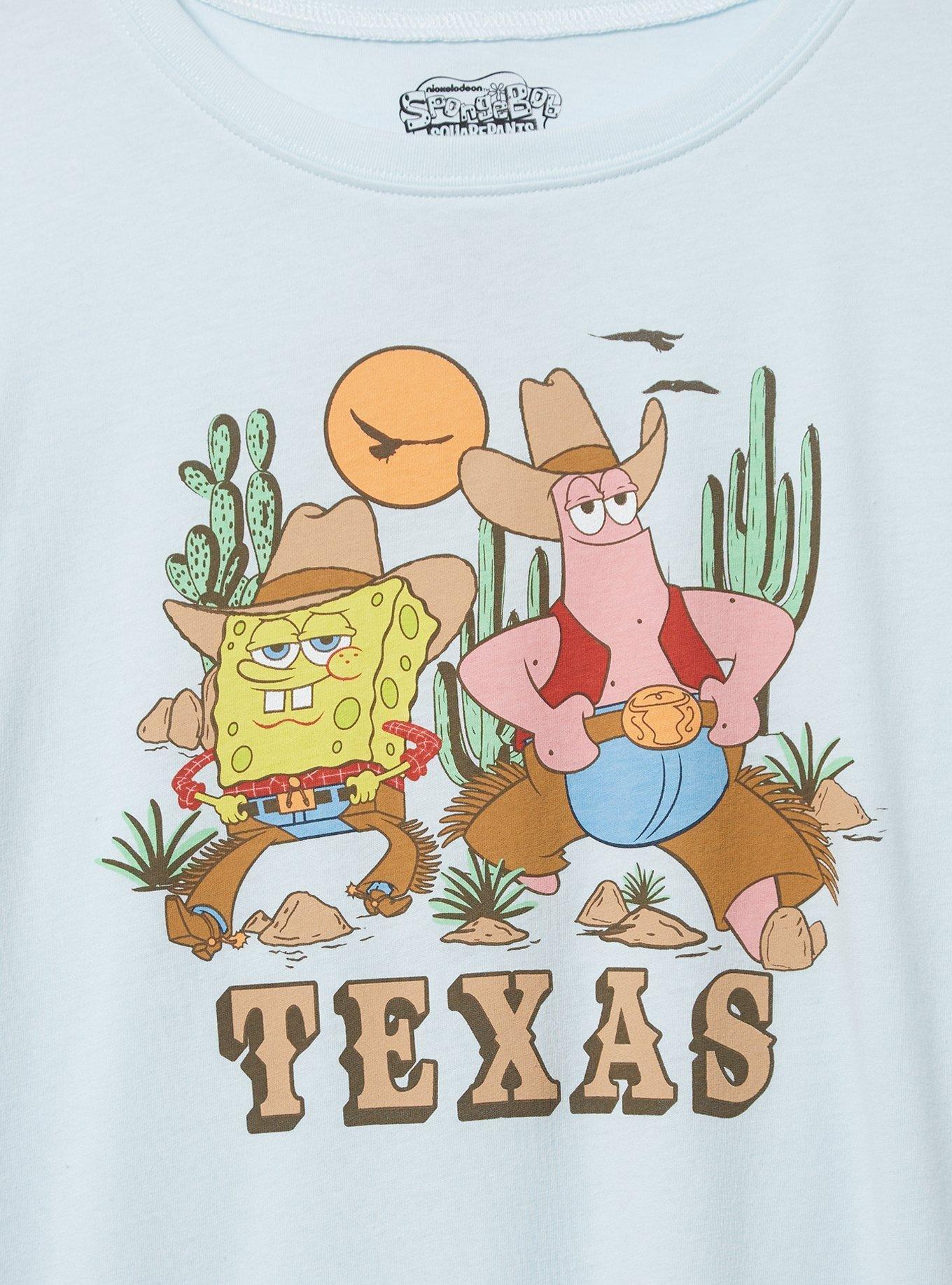 Plus Size - SpongeBob Texas Cotton Crew Tee - Torrid