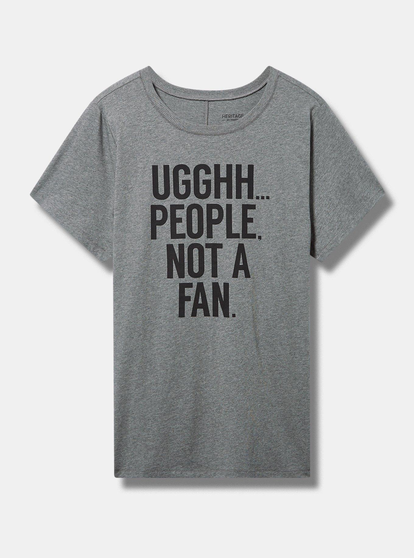 Plus Size - Ugh People Classic Fit Cotton Heritage Jersey Tee - Torrid