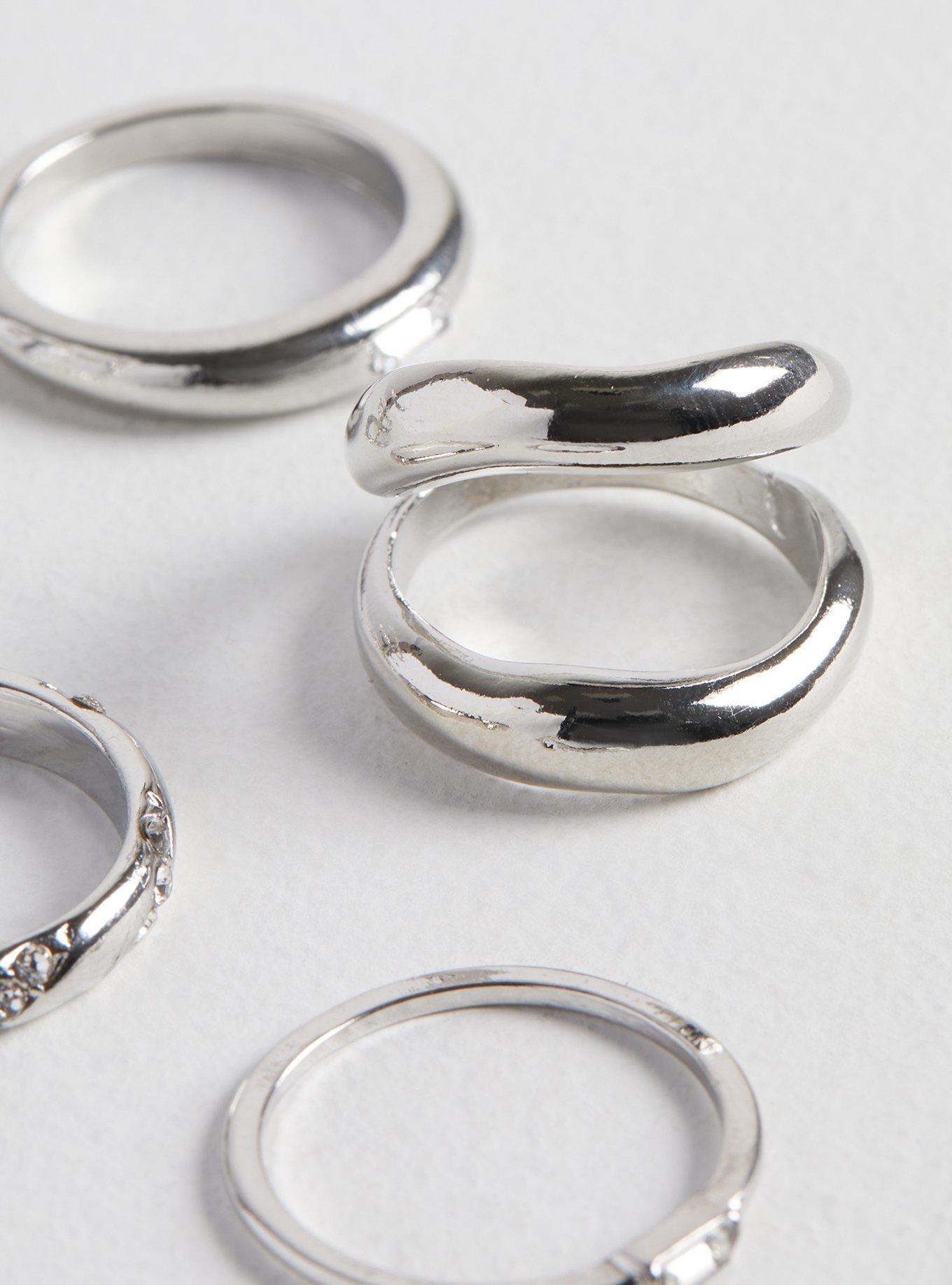 Plus Size - Rhinestone Ring Set - Torrid