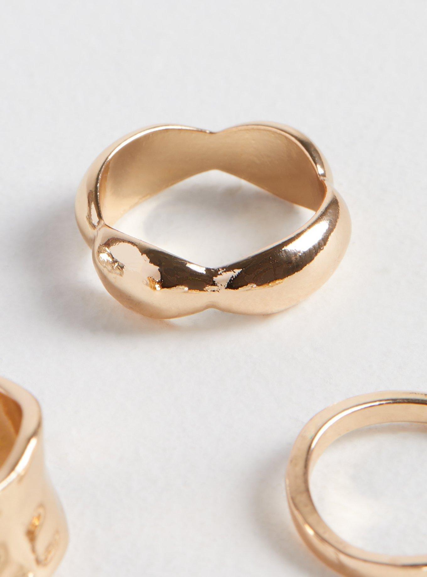 Plus Size - Wavy Knot Ring Set - Torrid