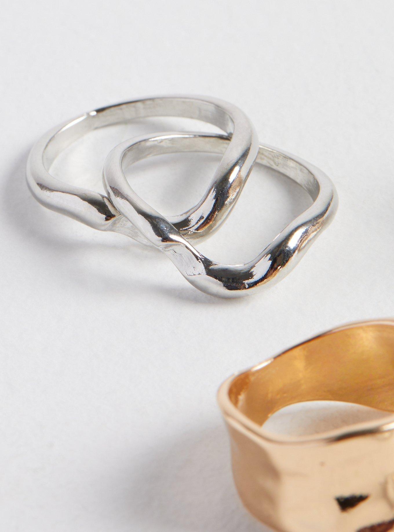 Plus Size - Wavy Knot Ring Set - Torrid