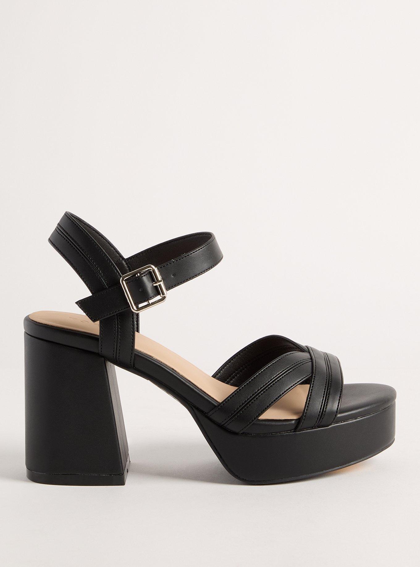 Plus Size - Two Piece Platform Block Heel (WW) - Torrid