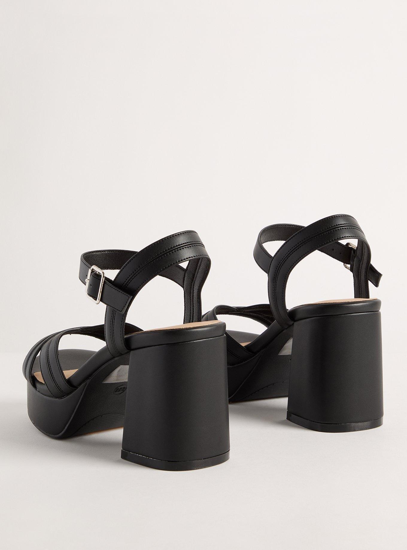 Plus Size - Two Piece Platform Block Heel (WW) - Torrid